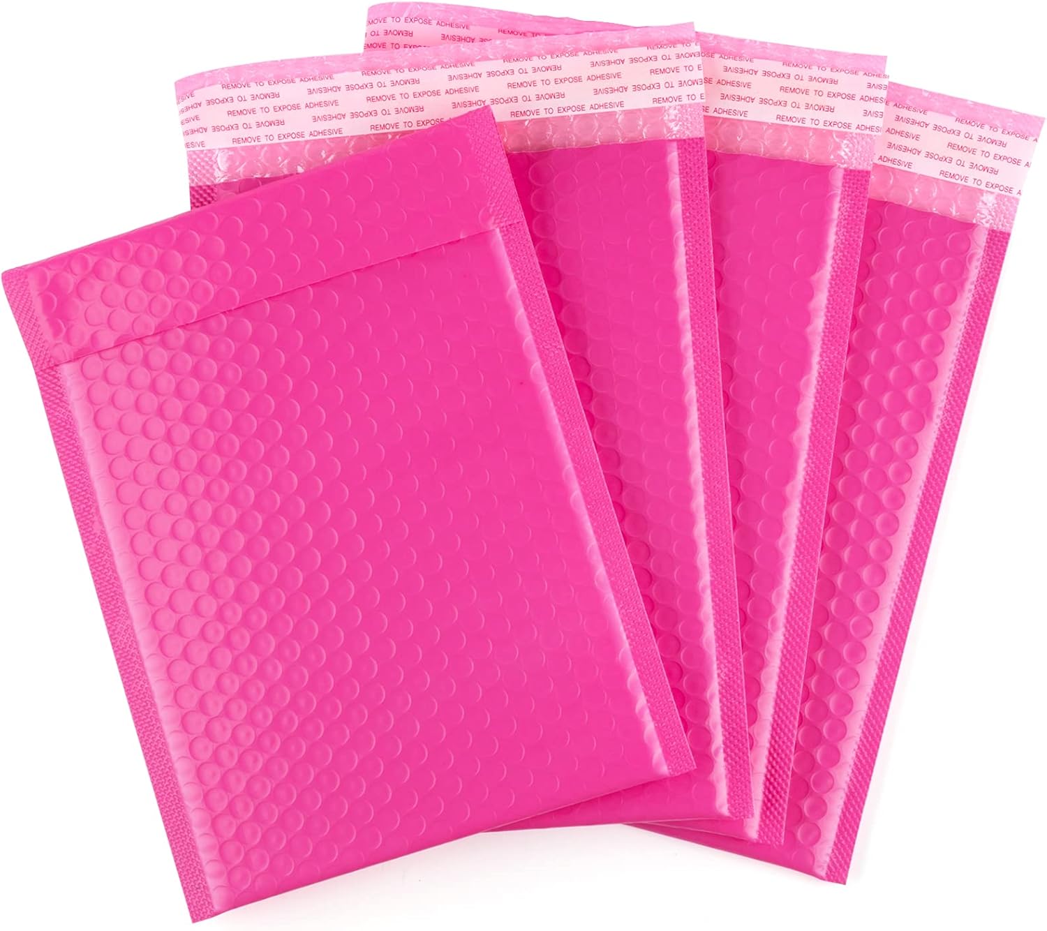 A5 Luftpolsterumschläge Rosa 60 Stück Versandtaschen,16cm x 23cm Poly ...