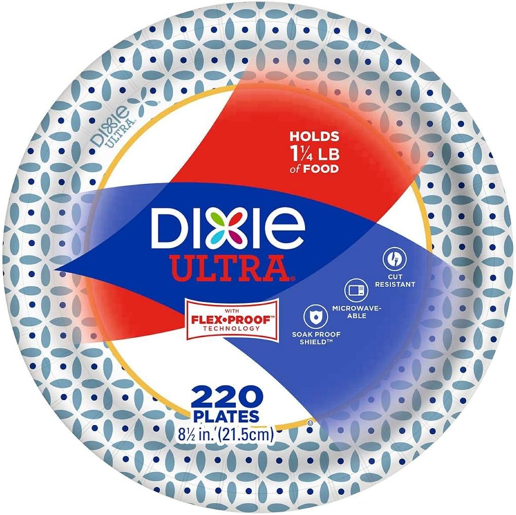 Amazon.com: Solo Any Day Paper Plates, 10" Patterns May Vary (Pack of 2 ...