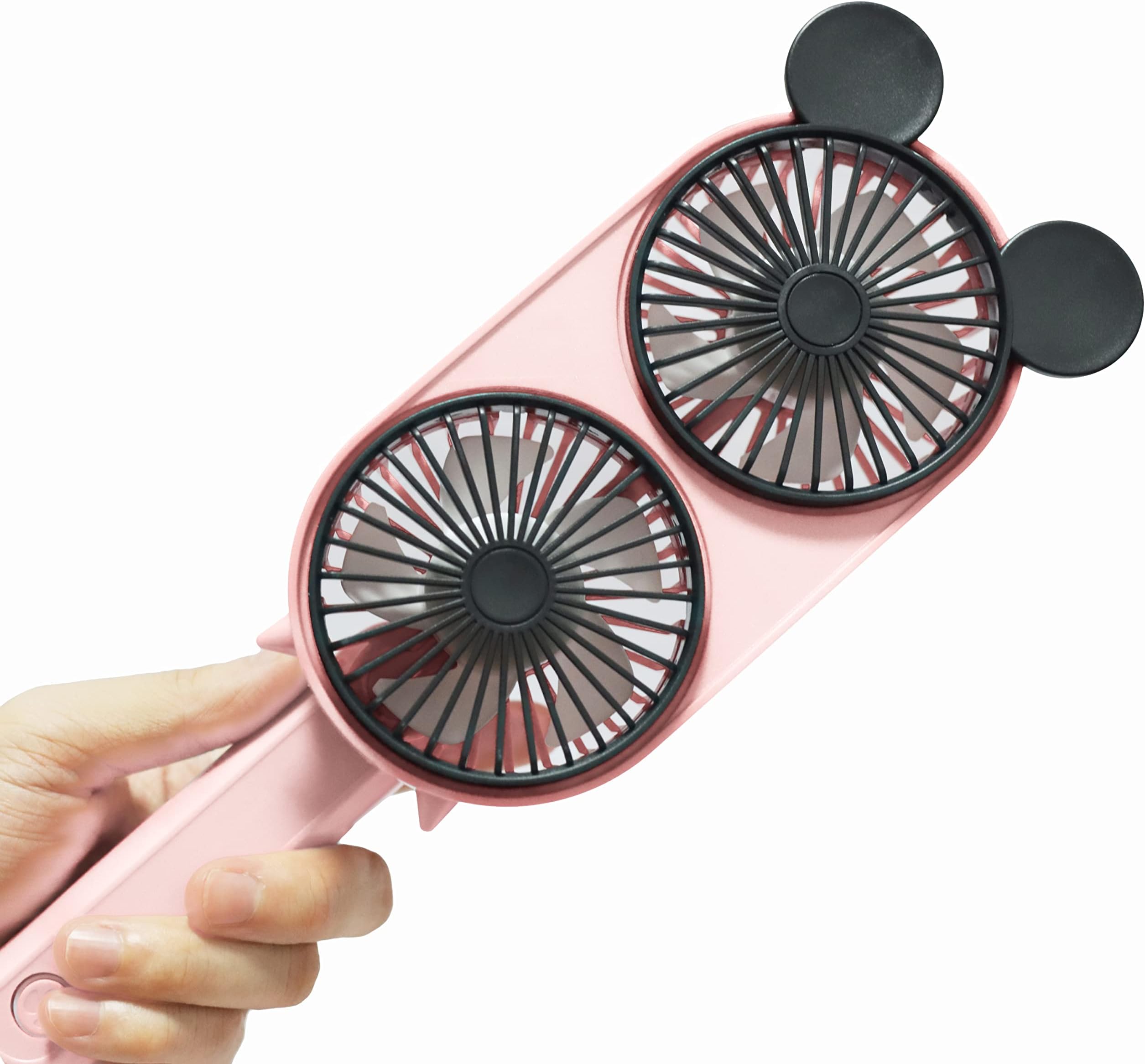 Amazon.com: LACOVIA Cute Mickey Misting Mini Fan, Handheld Portable USB ...