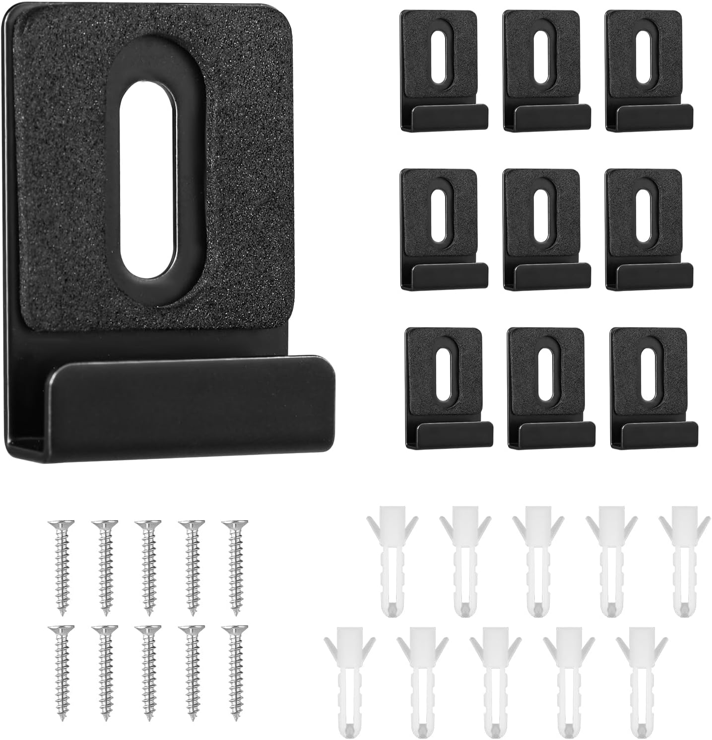 Amazon.com: lasuroa 10pcs Metal Mirror Holder Kit, Mirror Hanger Hooks ...