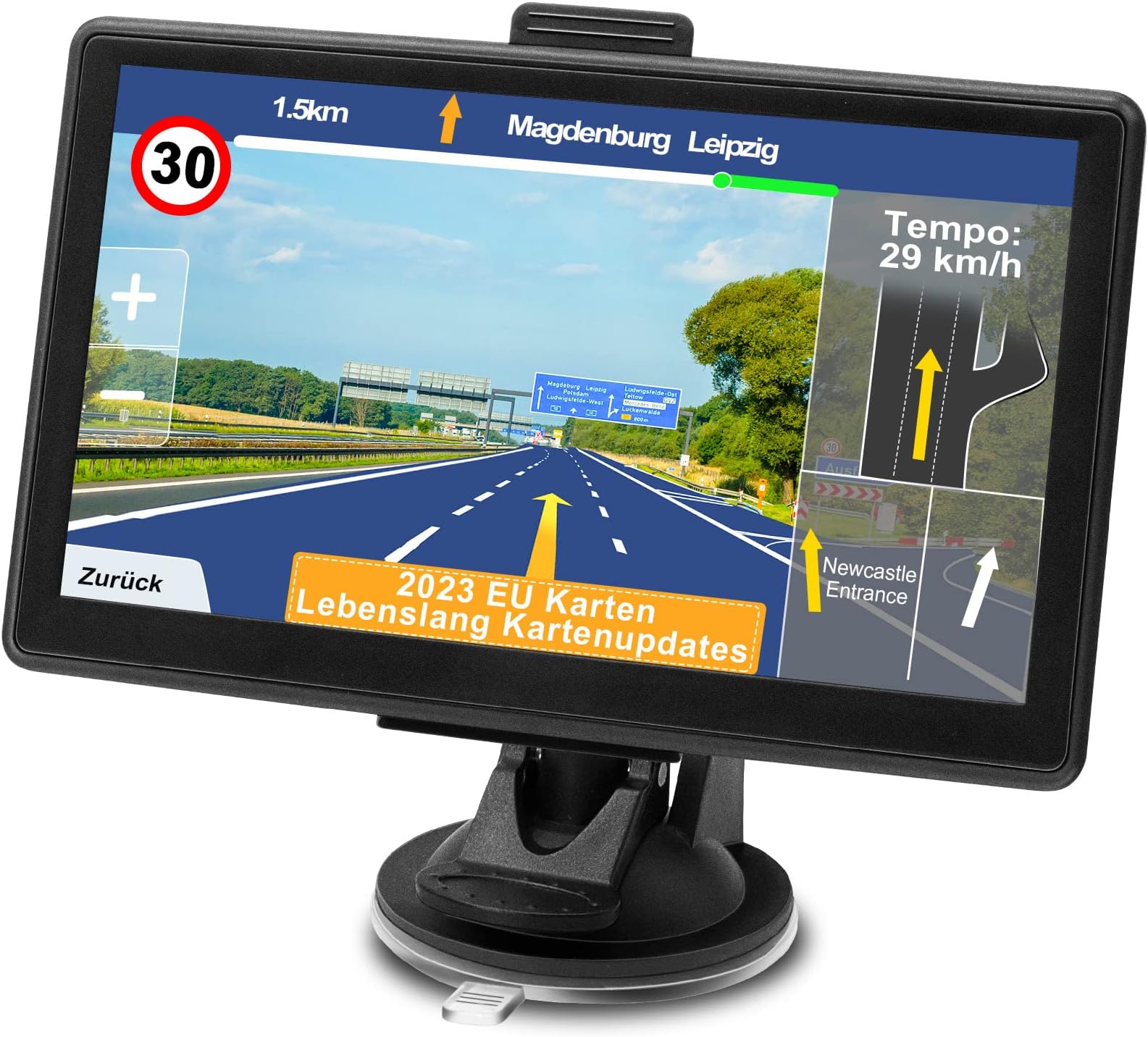 Navigationsgerät für Auto LKW 2023 - GPS Navi 7 Zoll lkw Navigation für ...