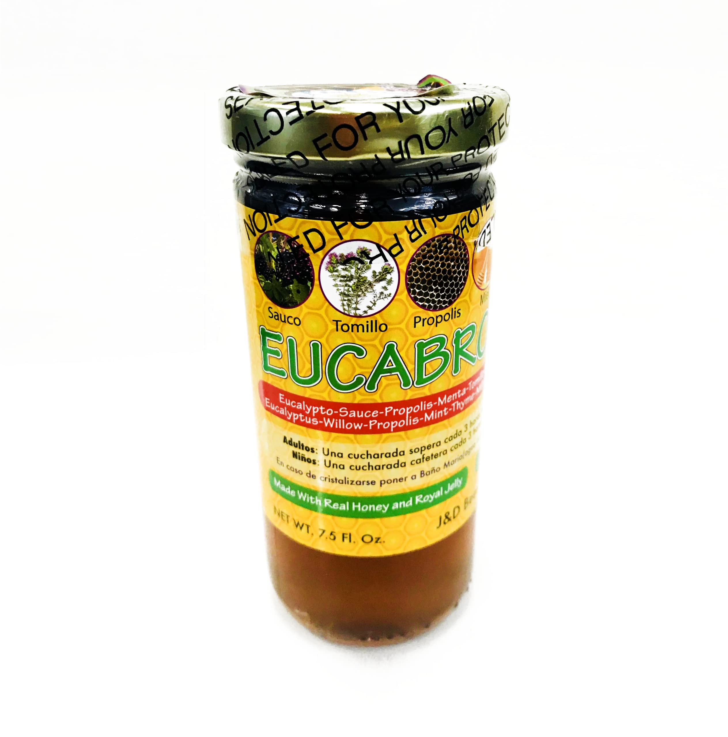 Natural Honey Cough Syrup - Eucabroncosol (Jarabe de Miel Eucabroncosol ...