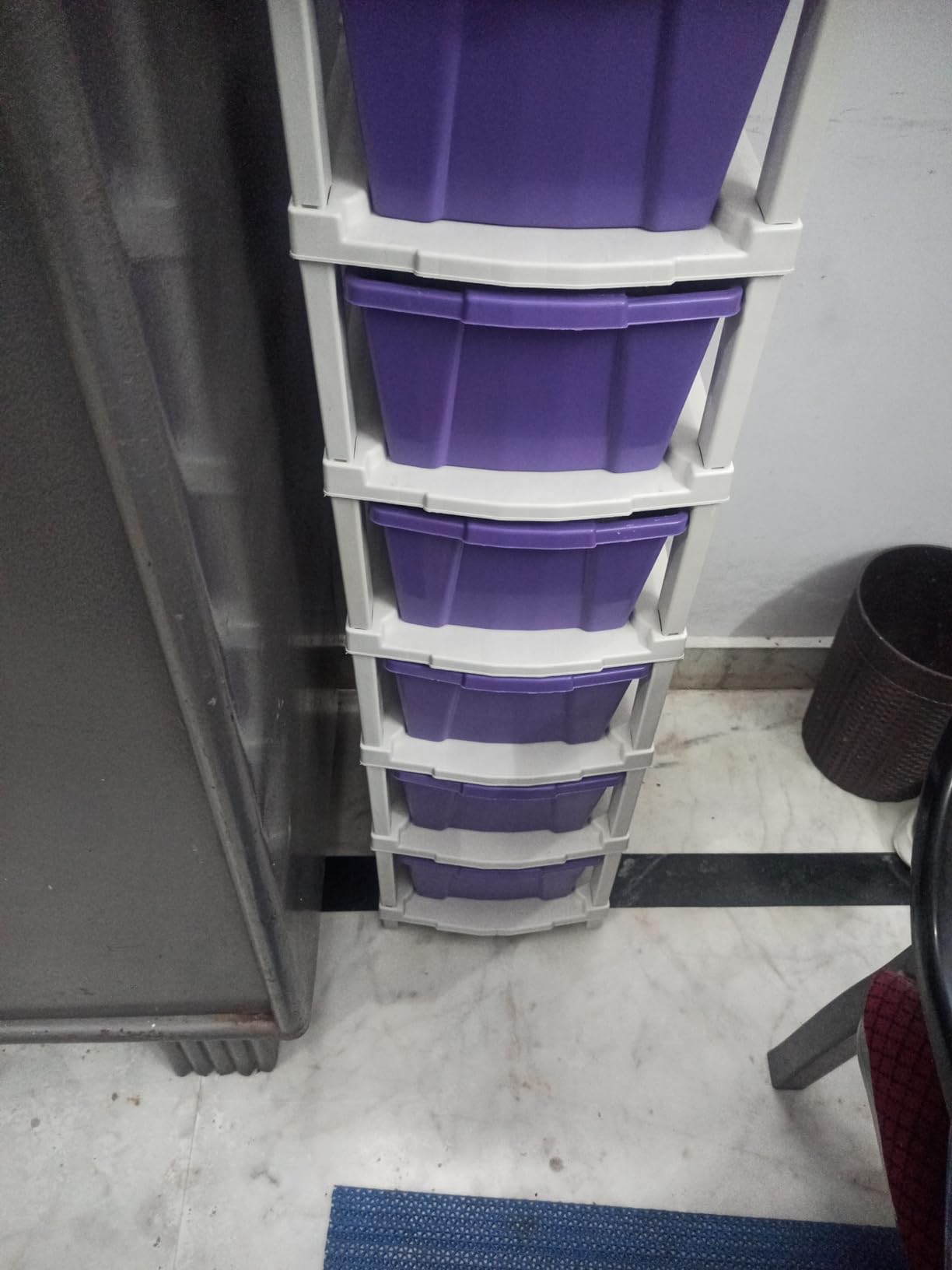 RYLAN 6 XL Plastic Modular Drawer System for Home, Office, Hospital ...