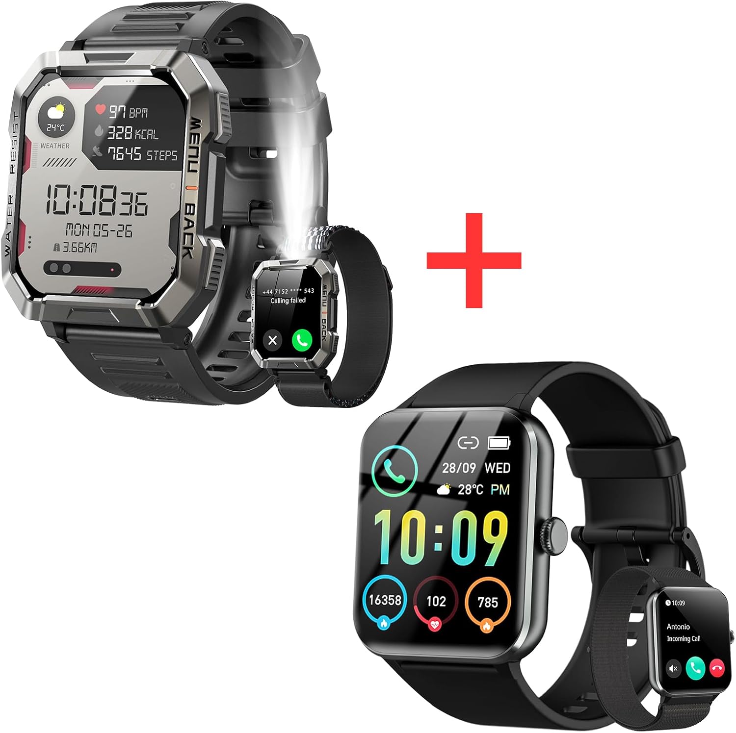 IOWODO Military Smart Watch W60 User Manual