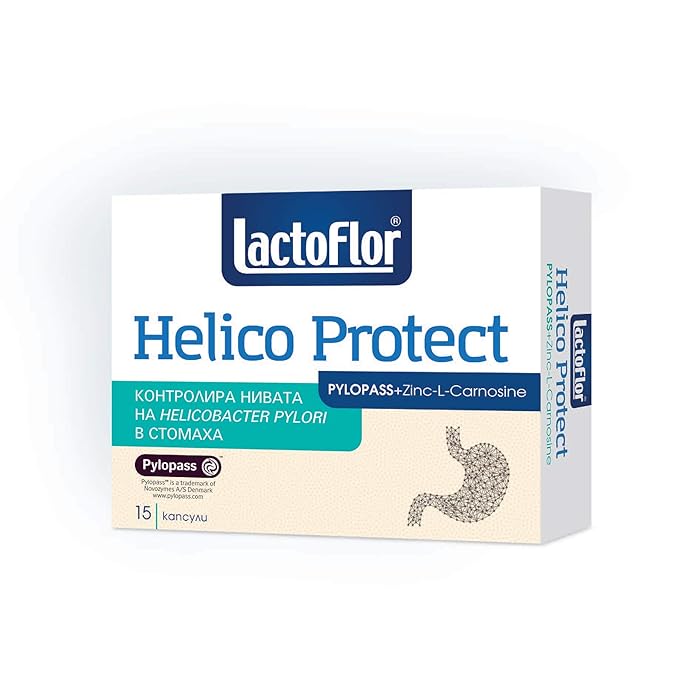 Buy Lactoflor Helico Protect Probiotic with PYLOPASS which counteracts ...