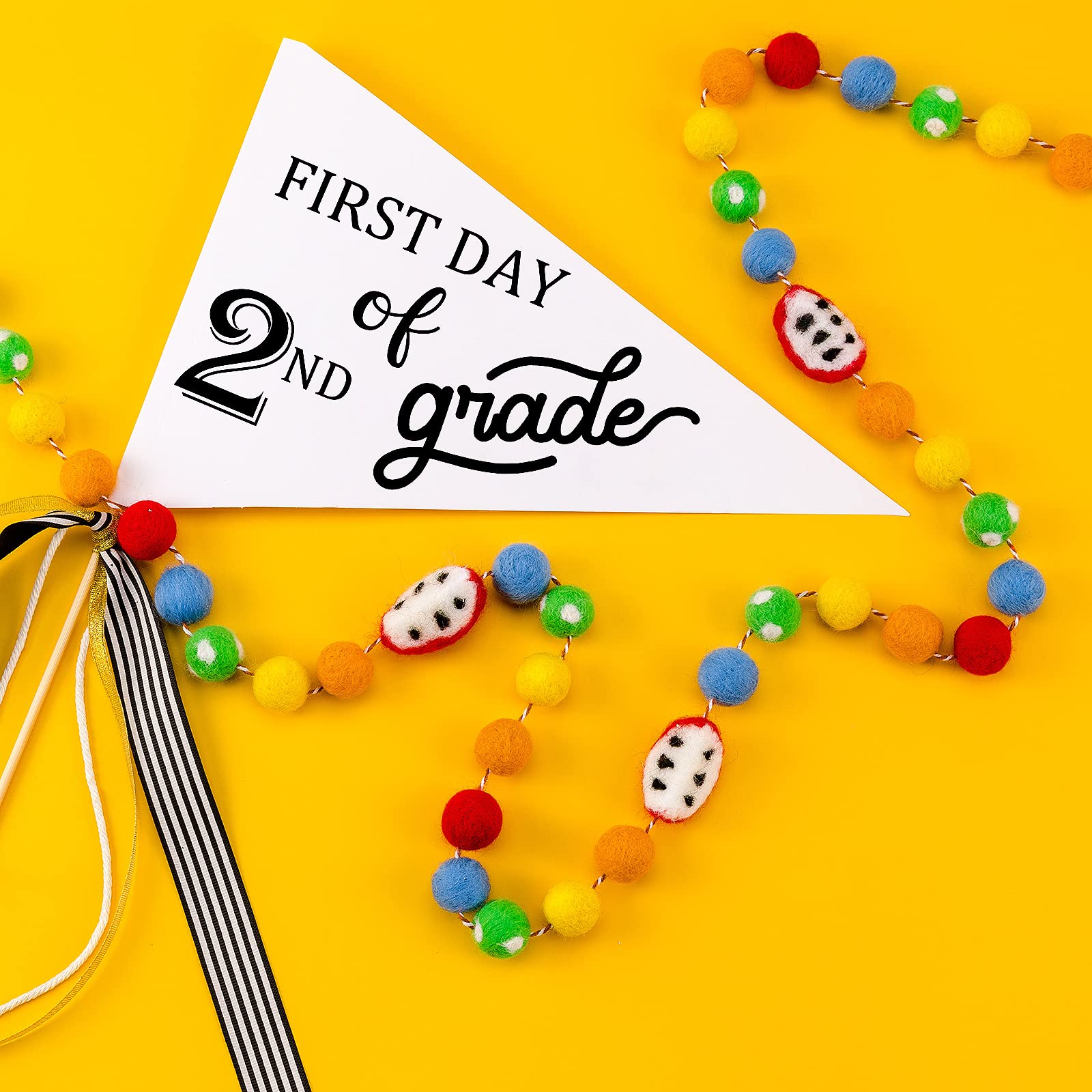 Snapklik.com : CINPIUK First Day Of School Flag DIY 2024 Back To School ...