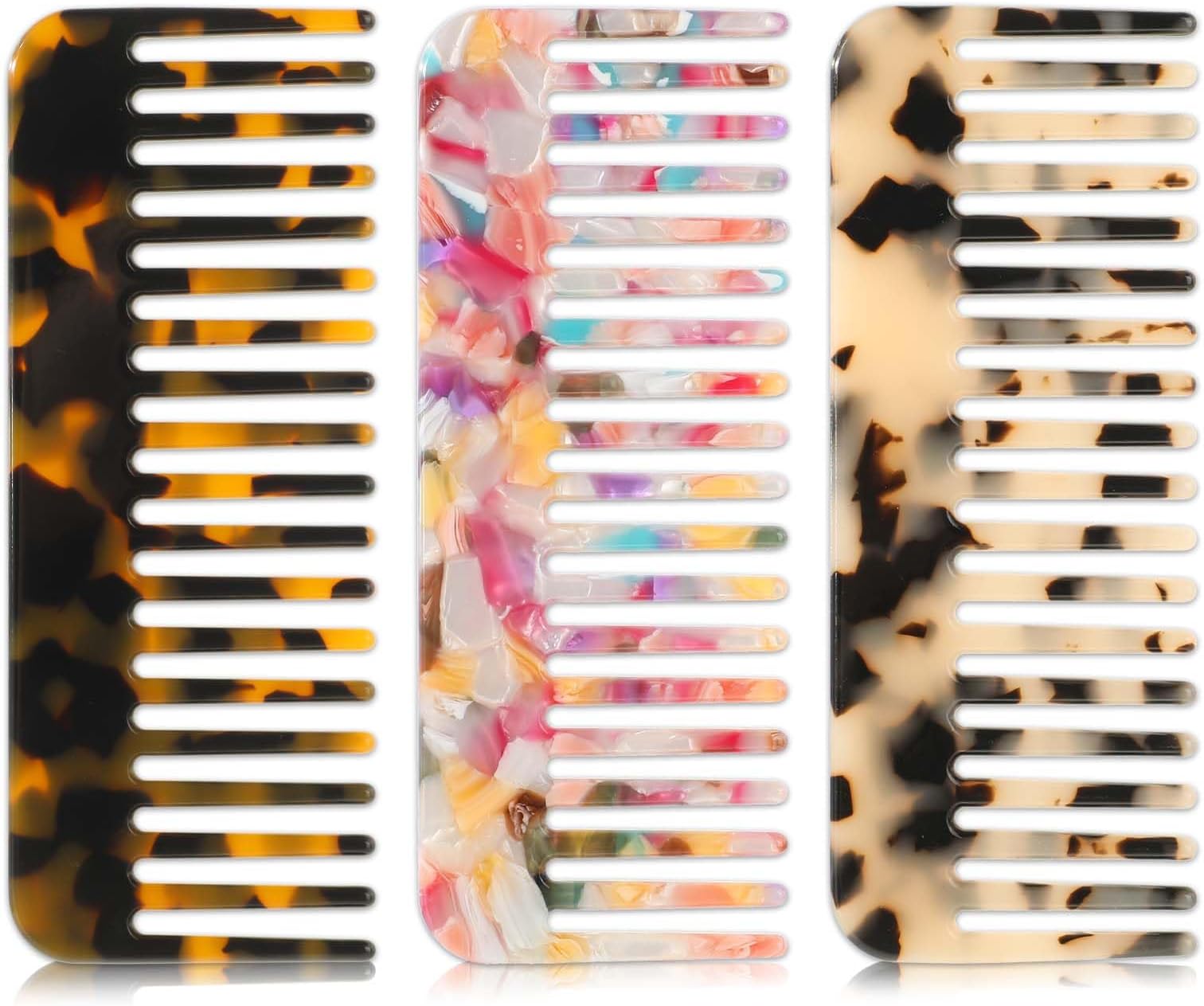 Amazon.com : Punky JM Wide-tooth Comb Pink, No Handle Detangler Comb ...