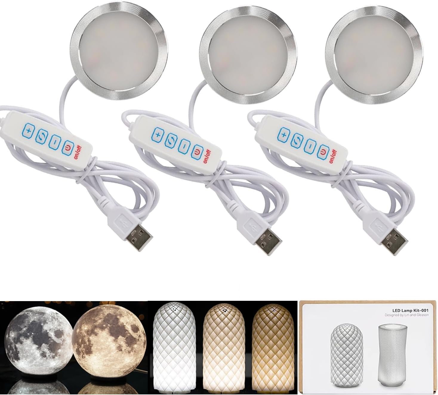 LED Lamp Kit 001 Three Colors for Bambu Lab H2D/X1/P1P/A1 mini ...