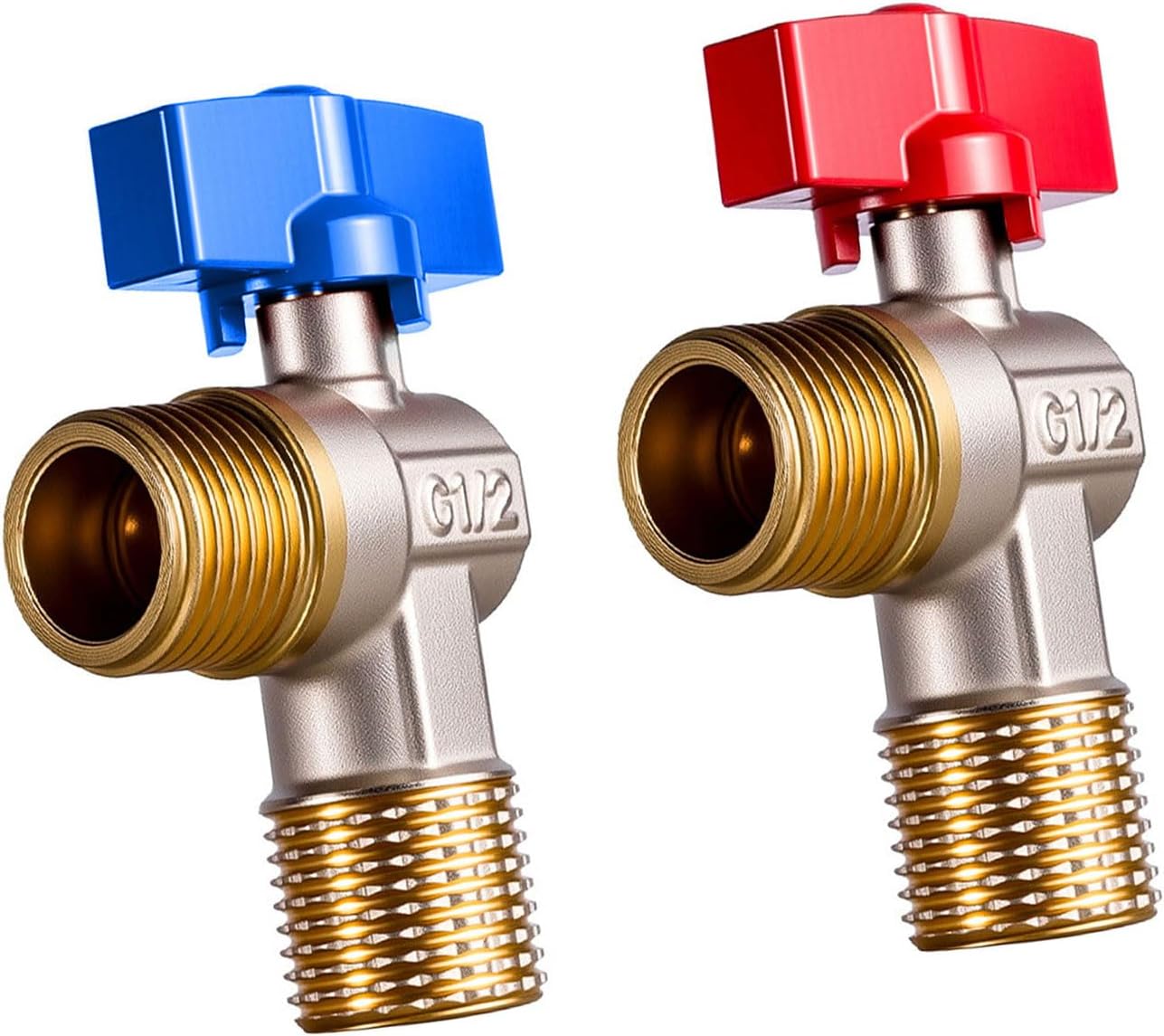 Hot/Cold Water Shut Off Switches Flows Restrictor Brass 1/2inch Turn ...