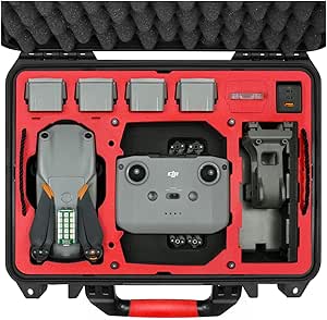 SYMIK P380-MA2DL-V3 Dual Layer Waterproof Hard Carrying Case for DJI ...