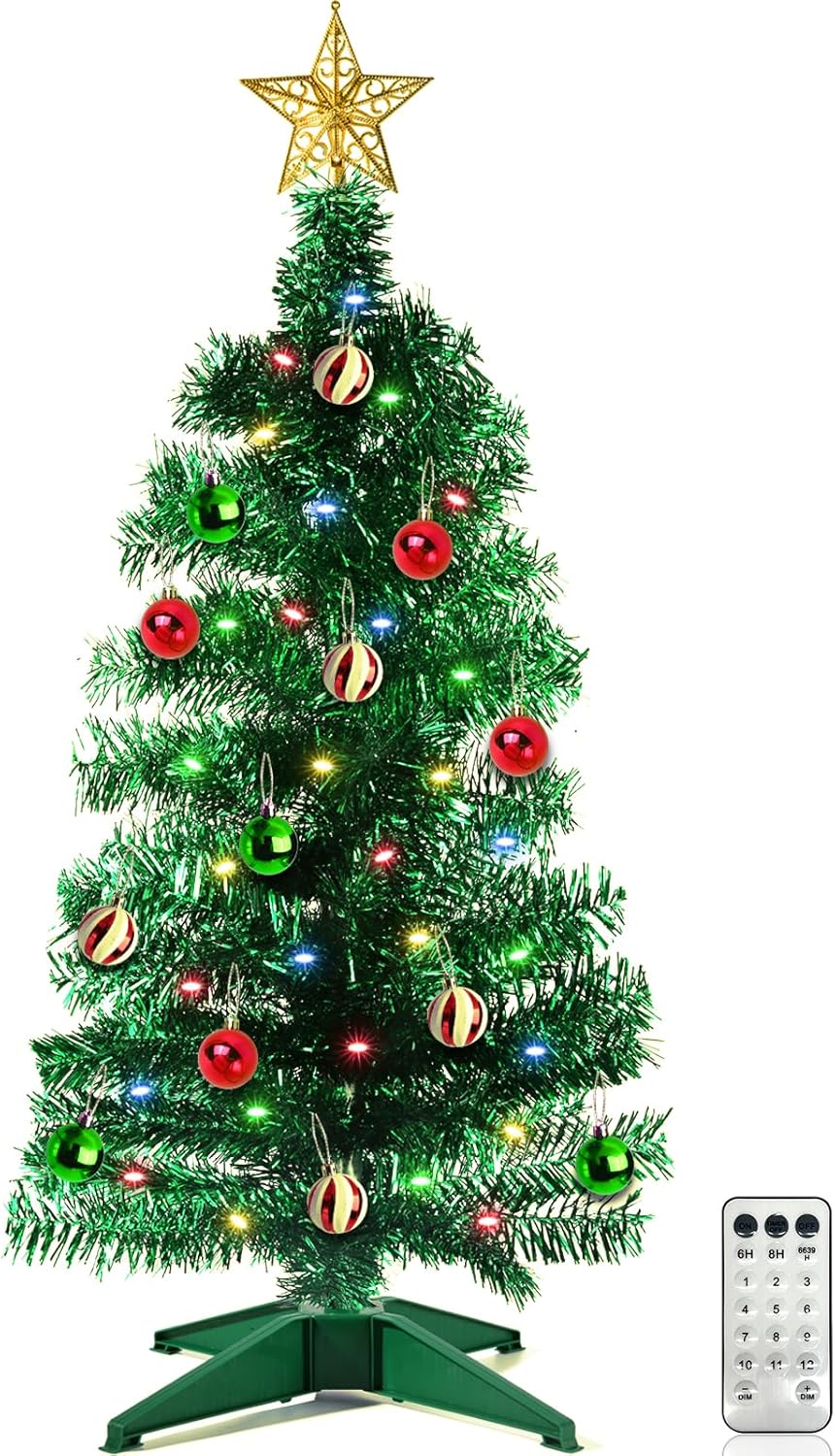 Amazon.com: [ 12 Modes & Remote Control ] 3 Ft Christmas Tree with ...