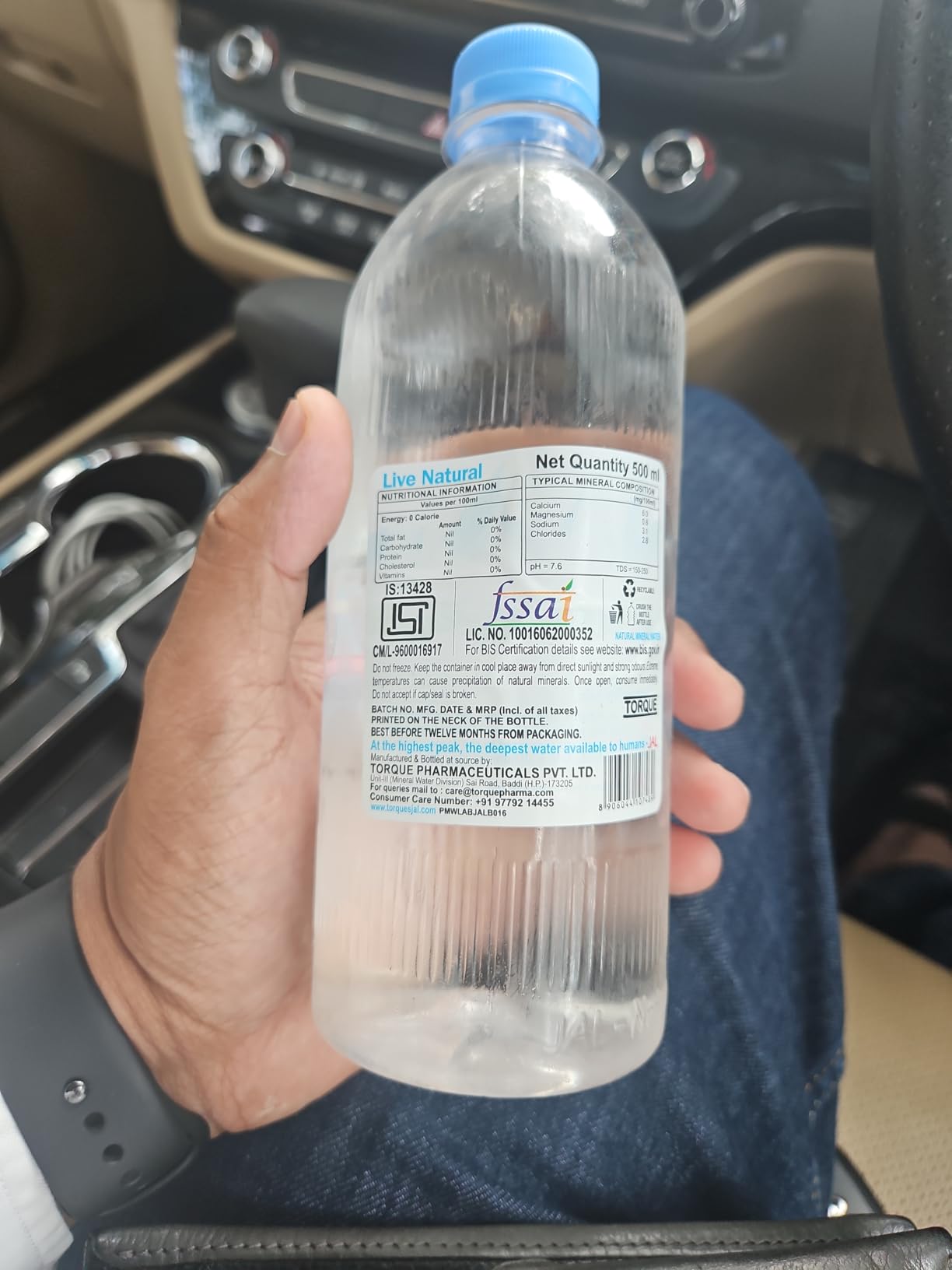 Jal-Natural Mineral Water 1L-Pack of 12 : Amazon.in: Grocery & Gourmet ...