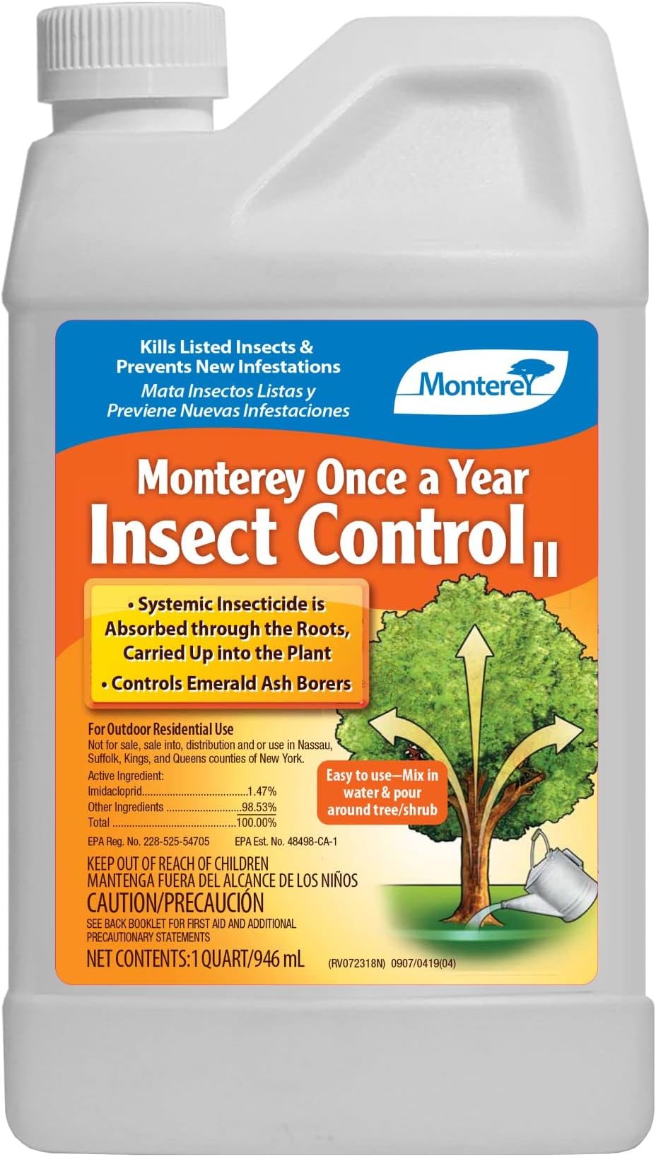 Amazon.com: Monterey Bug Buster II - Synthetic Insecticide - 8 Ounce ...