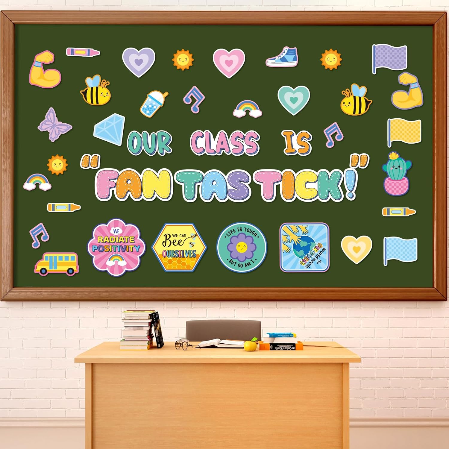 Amazon.com : Weekgrat 113 Pcs Classroom Bulletin Board Set Welcome ...