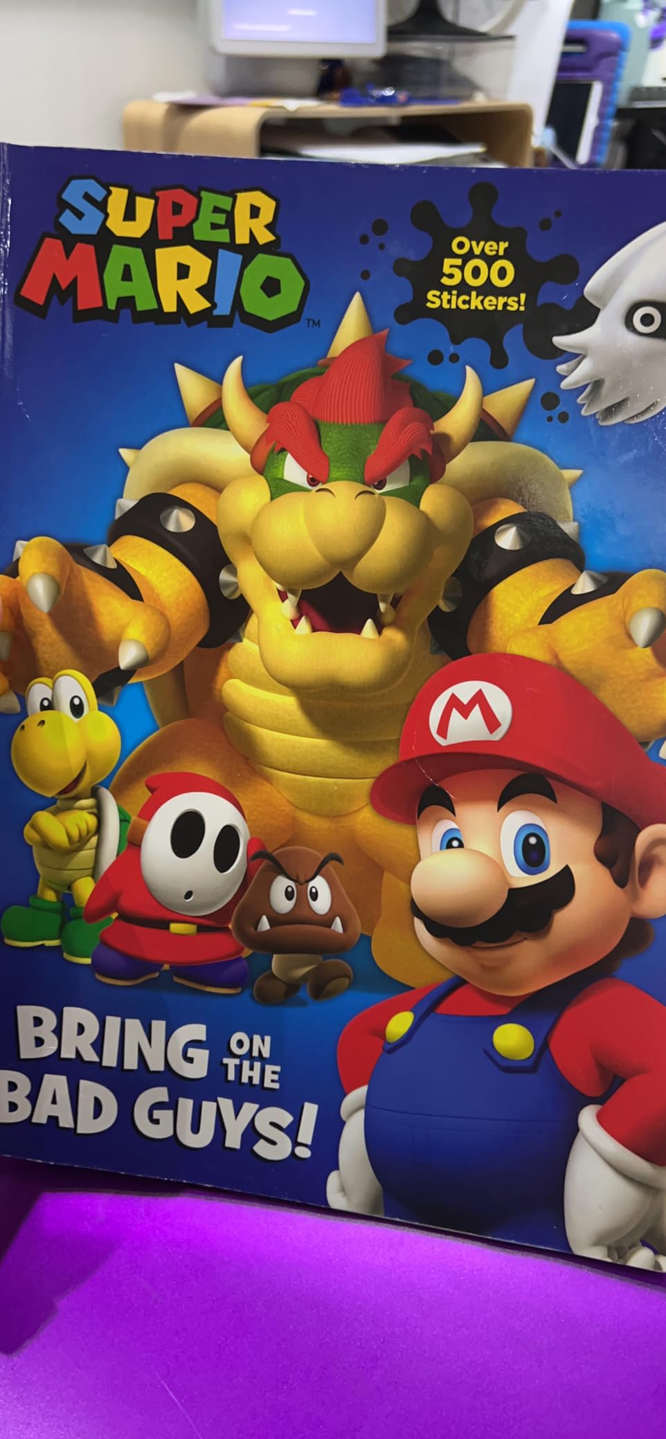 Official Super Mario: Bring on the Bad Guys!: An illustrated Sticker ...