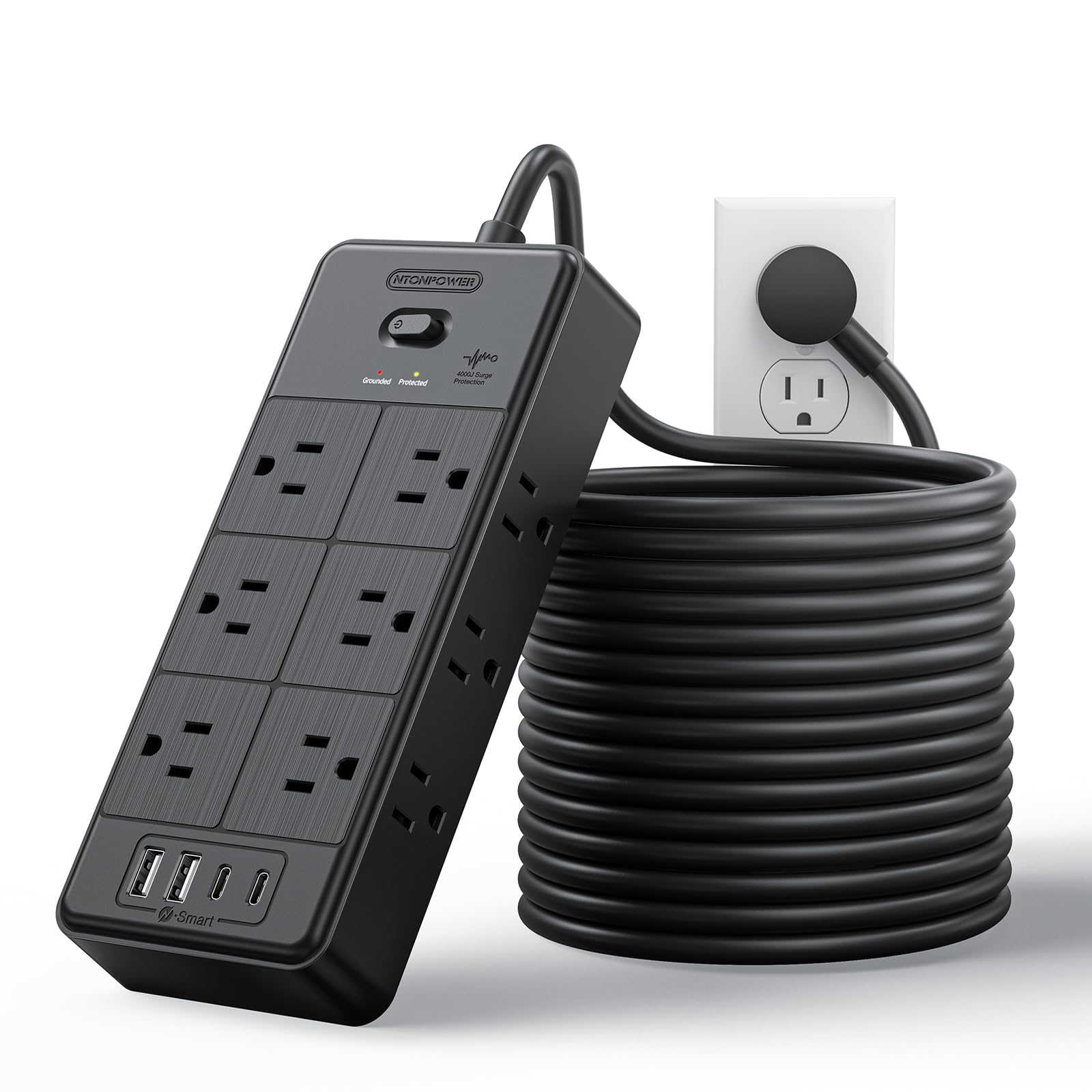 Powersurge Extension Cord 6 Gang Surge Protected Extension Lead 5m