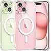 Amazon.com: JAME for iPhone 15 Plus Case Clear, iPhone 15 Plus Case Magnetic with 2*Screen ...
