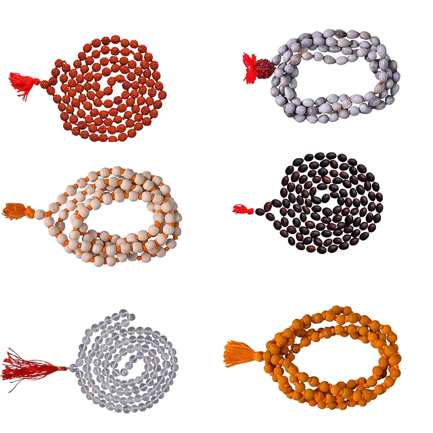 Mahakaleshwar Store Natural Original Rosary jaap japa mala 108+1 Beads ...