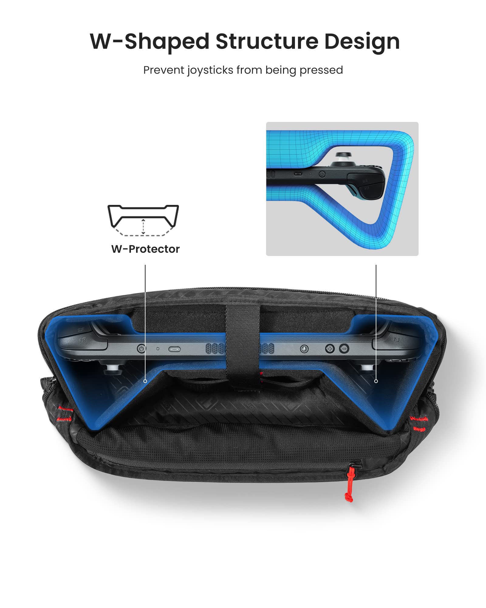 Snapklik.com : Tomtoc Carrying Case For Steam Deck/Steam Deck OLED ...