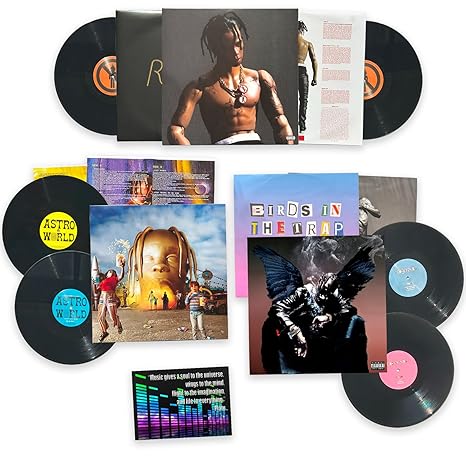 Amazon.com: Travis Scott 3 Vinyl Album Collection: Rodeo / Astroworld ...
