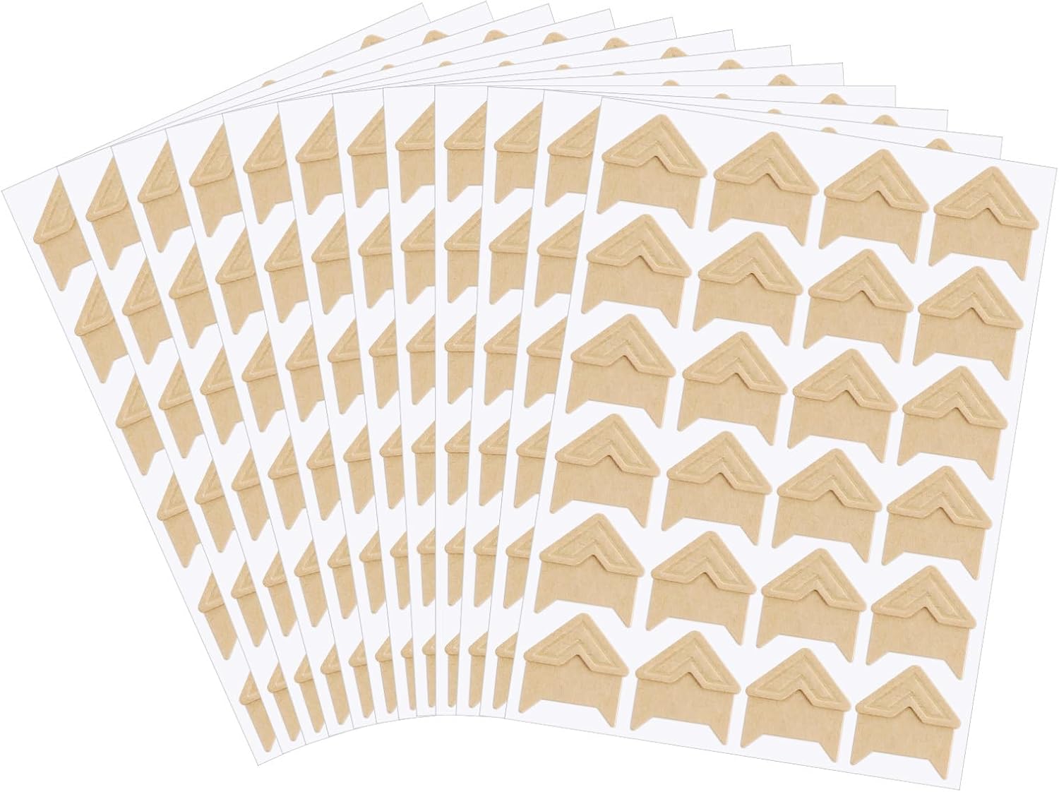 360 pcs Photo Corners for Scrap Book Self Adhesive Gold Photo Corner ...