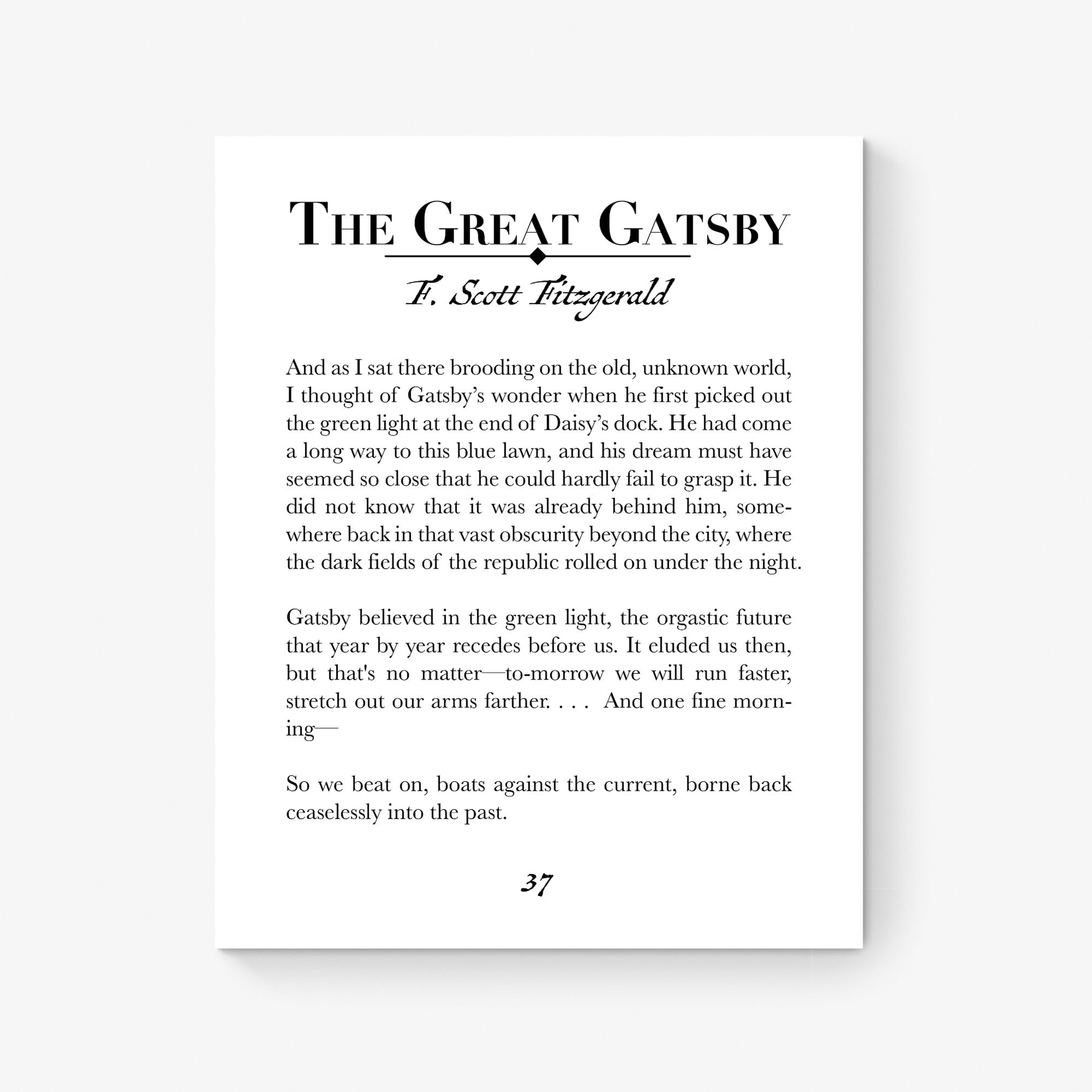 The Great Gatsby Green Light Symbolism