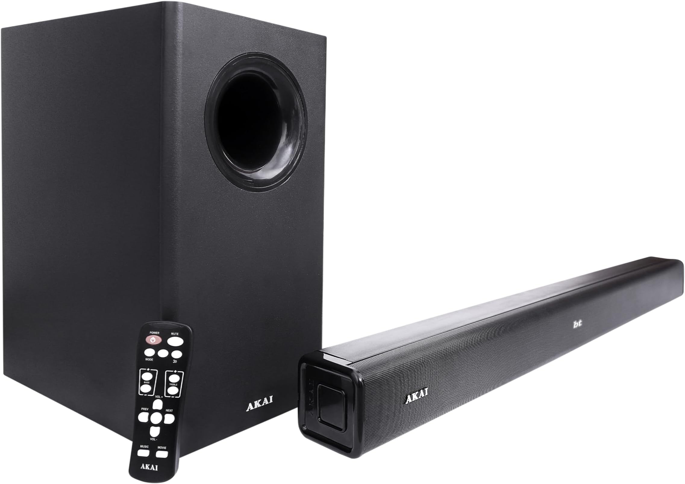 TCL S332W 2.1 CH 200W Soundbar with Wired Subwoofer, Supporting ...