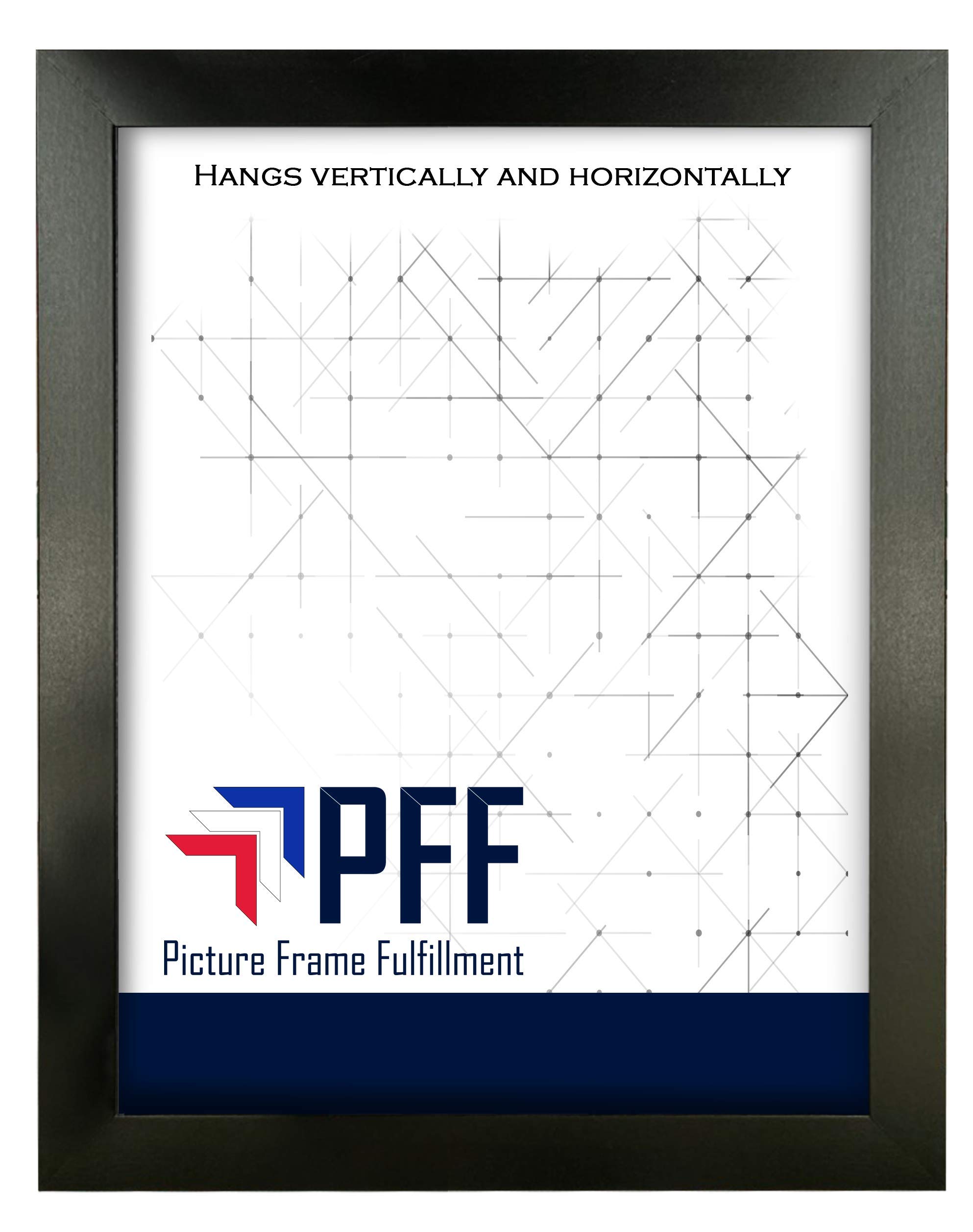 Amazon.com - PictureFrameFactoryOutlet - 28x20 Inch 1.25" Flat Black ...