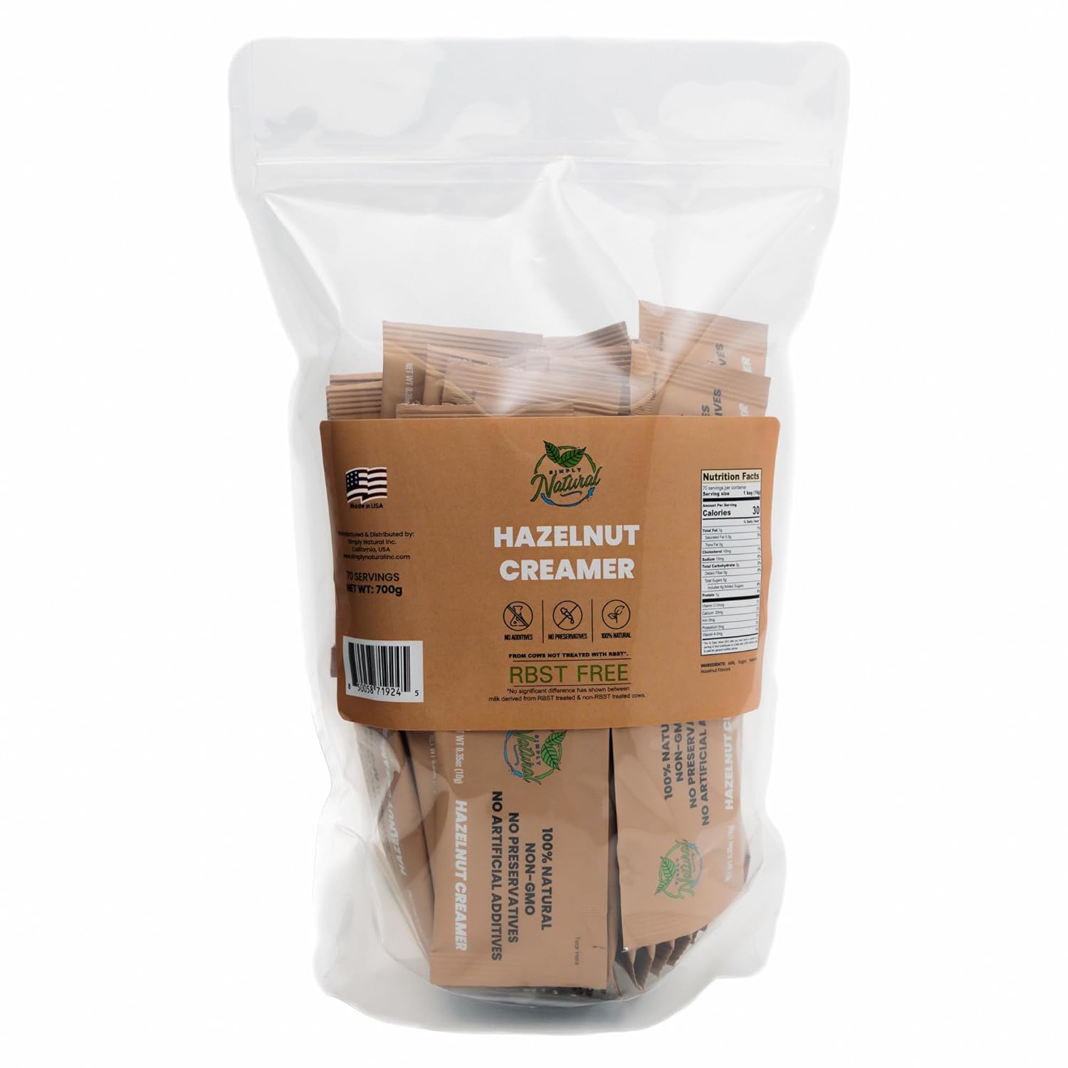 Amazon.com: Simply Natural Sweetened Condensed Milk Creamer Single ...