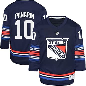 Amazon.com: Artemi Panarin New York Rangers NHL Navy #10 Kids Youth ...