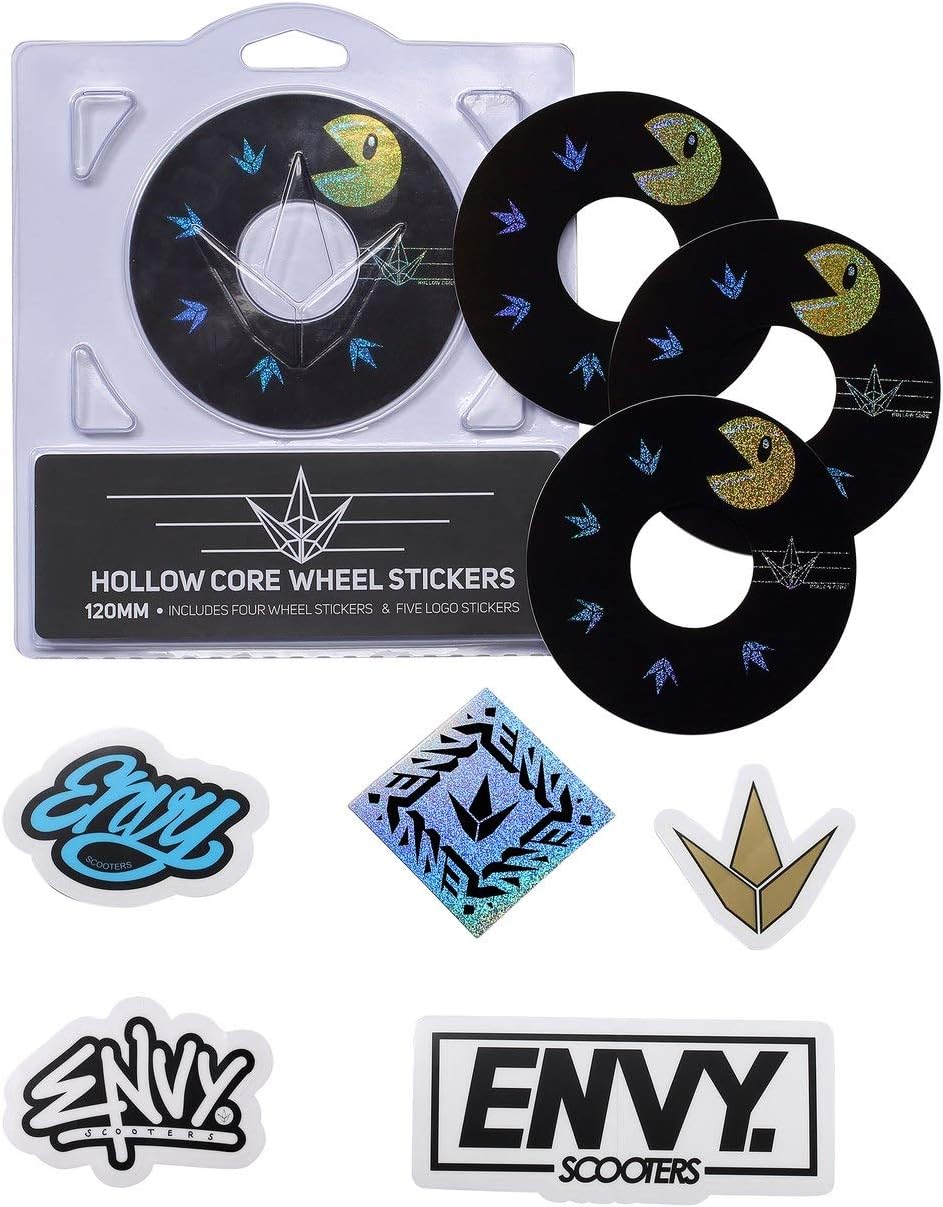 Amazon.com: Envy Scooters 120mm Wheel Stickers - Pacman : Toys & Games