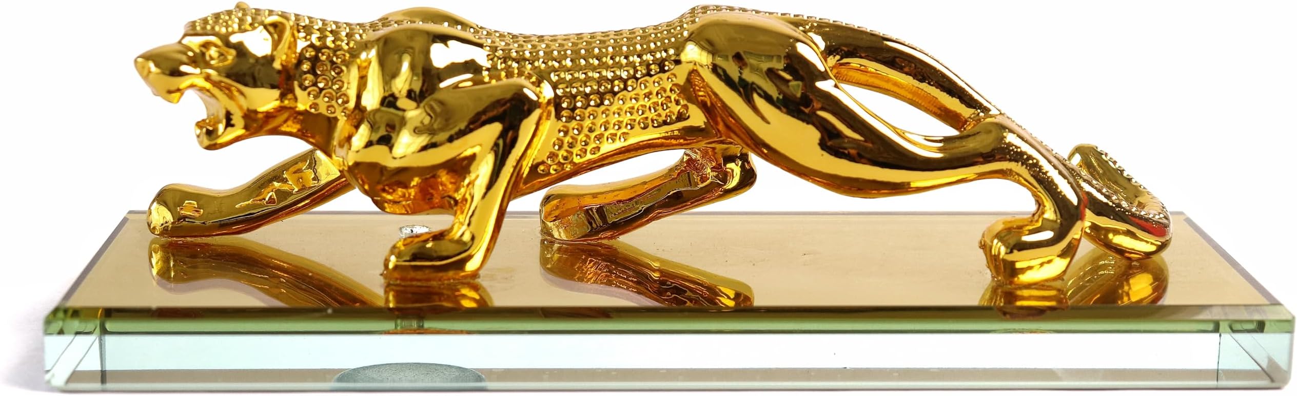 Metal Head Enterprises Panther Animal Showpiece Antique Design ...