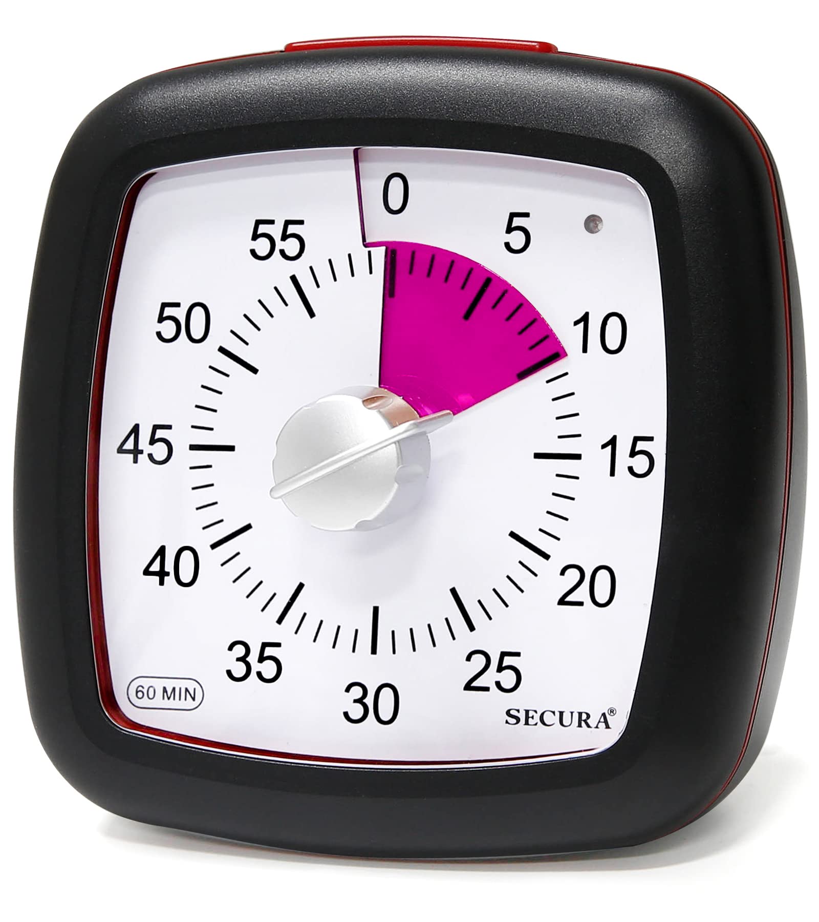 Secura 60 Minute Visual Timer Silent Study Timer For Kids | Desertcart ...