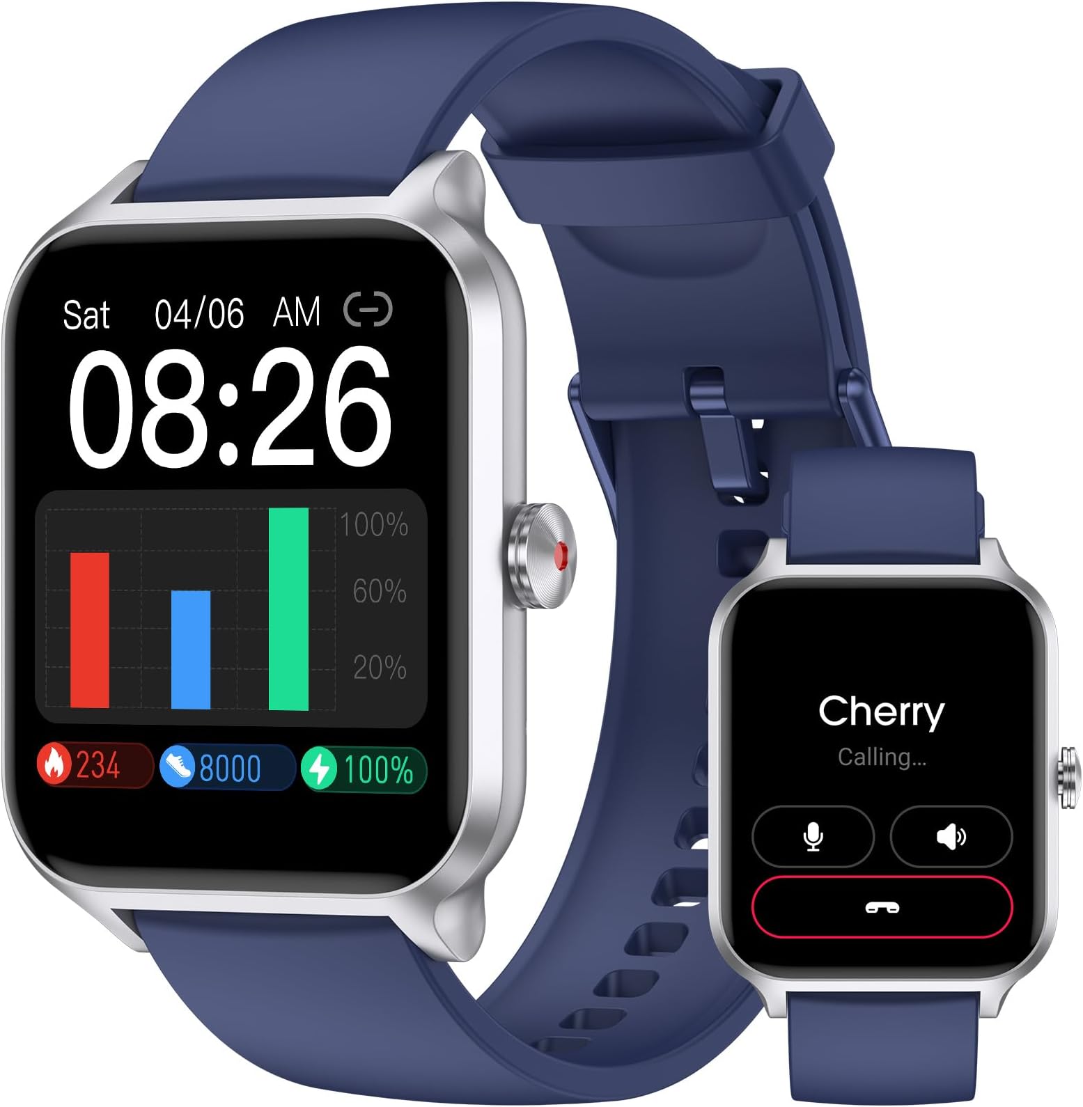 Amazon.com: Smart Watch(Answer/Make Call), 1.69" Fitness Tracker with ...