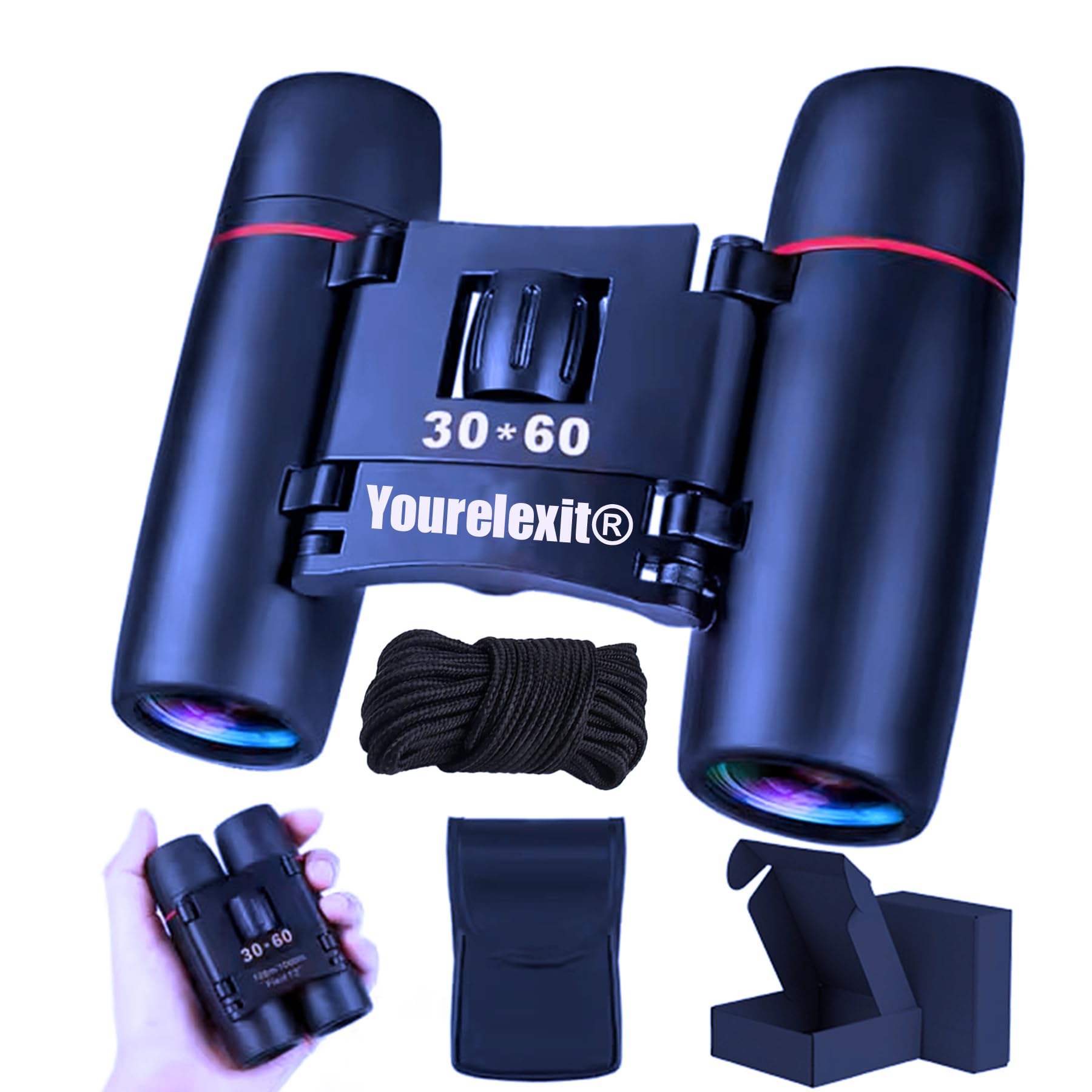 Amazon.com : Binoculars for Adults, Compact Small Pocket Mini Travel ...