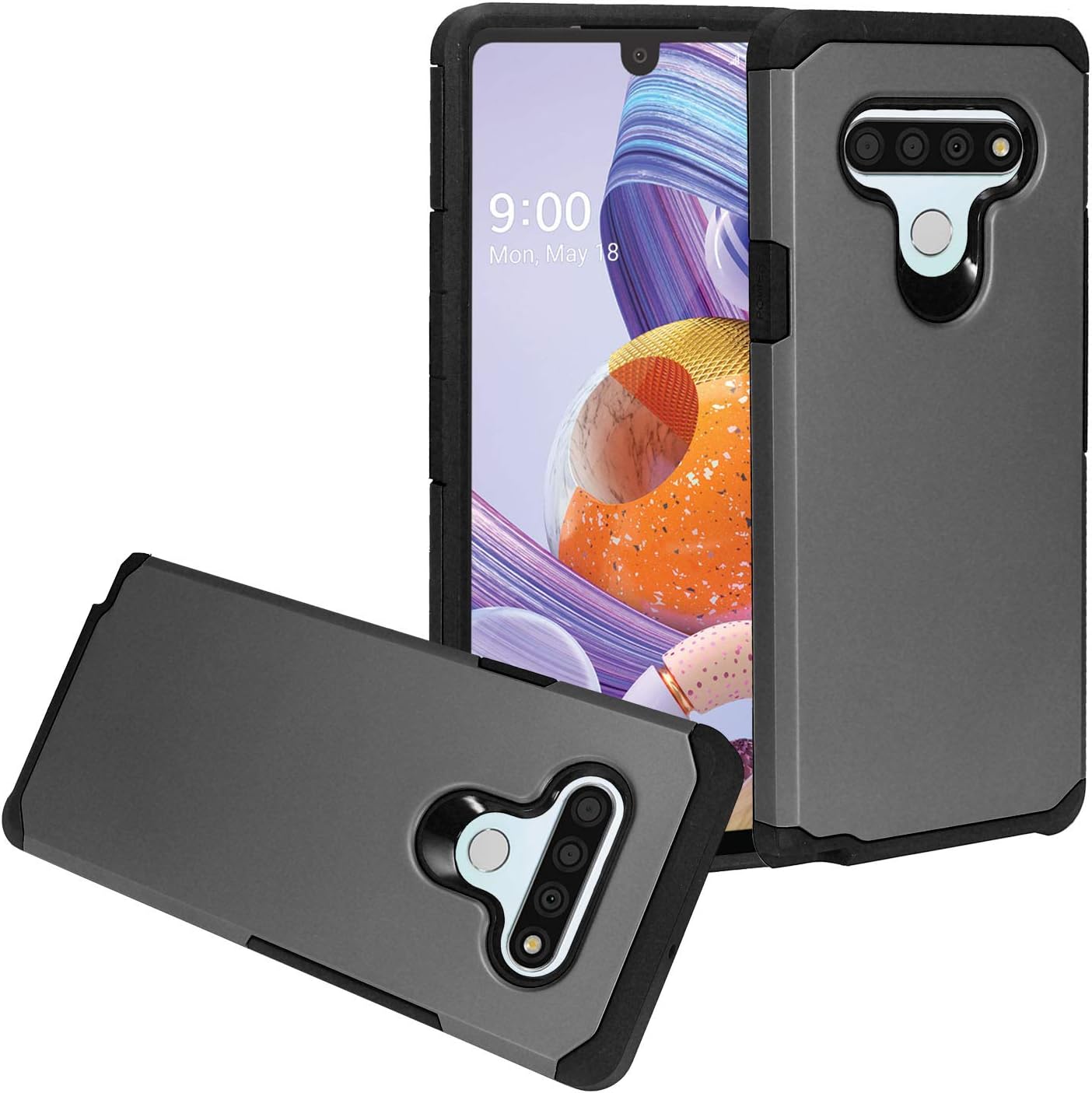 Amazon.com: CELZEN - for LG Stylo 6 LM-Q730 (2020) - Rubberized Hybrid ...