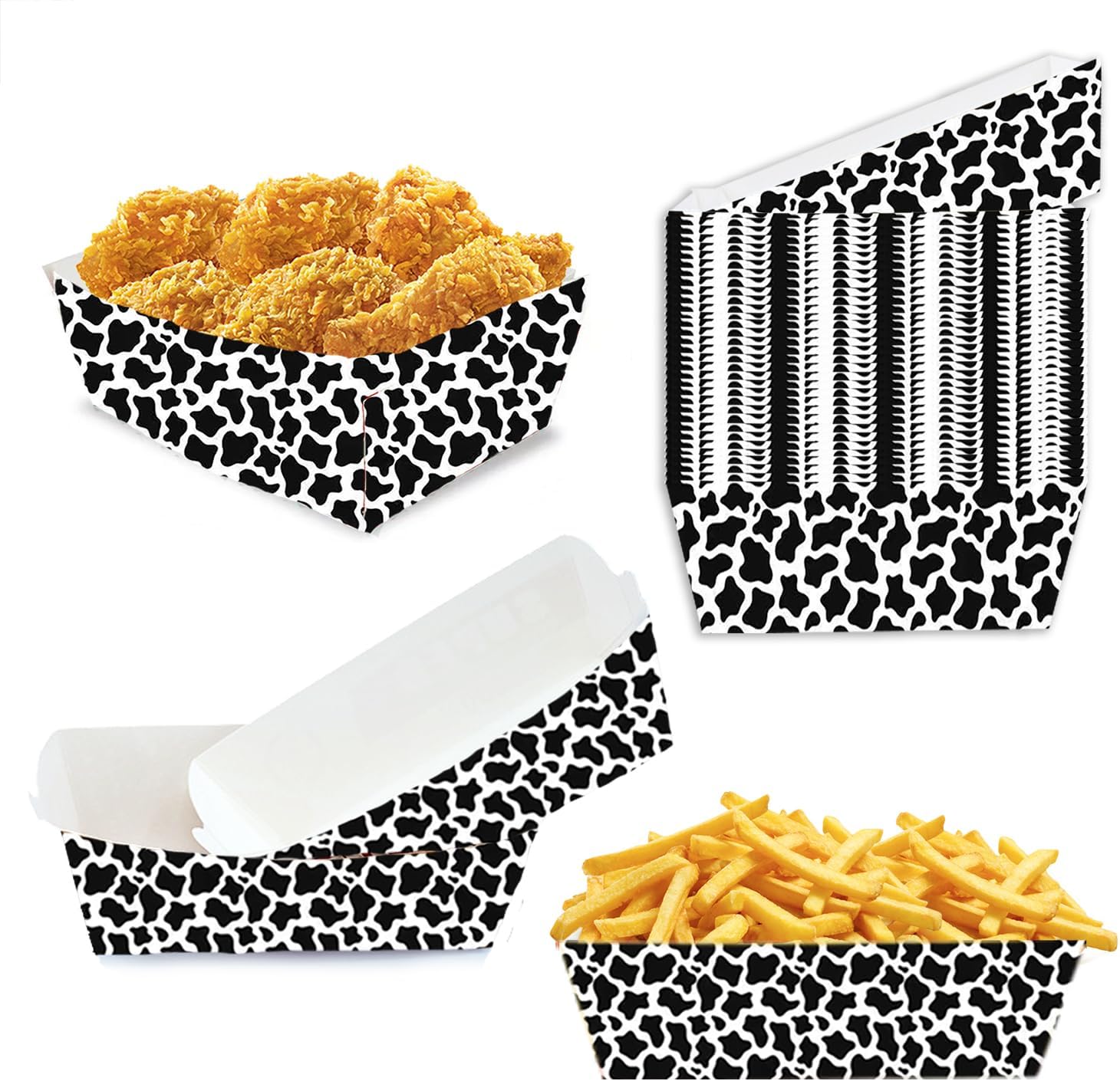 Amazon.com | 50 Pack of Cow Print Party Supplies Party Favors Cow Print ...