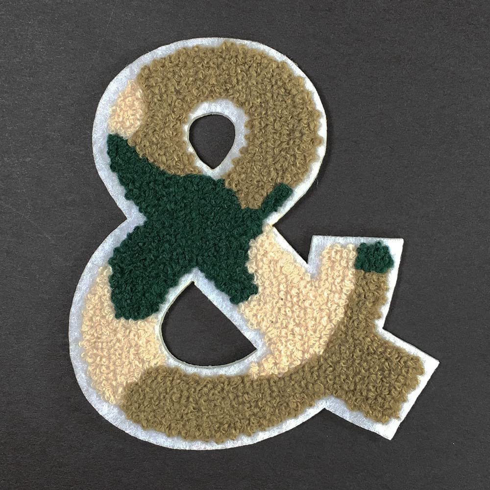 Snapklik.com : 4" Chenille Stitch Varsity Special Character & Ampersand ...