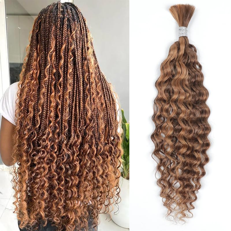 Snapklik.com : Human Braiding Hair Water Wave Bulk Human Hair For ...