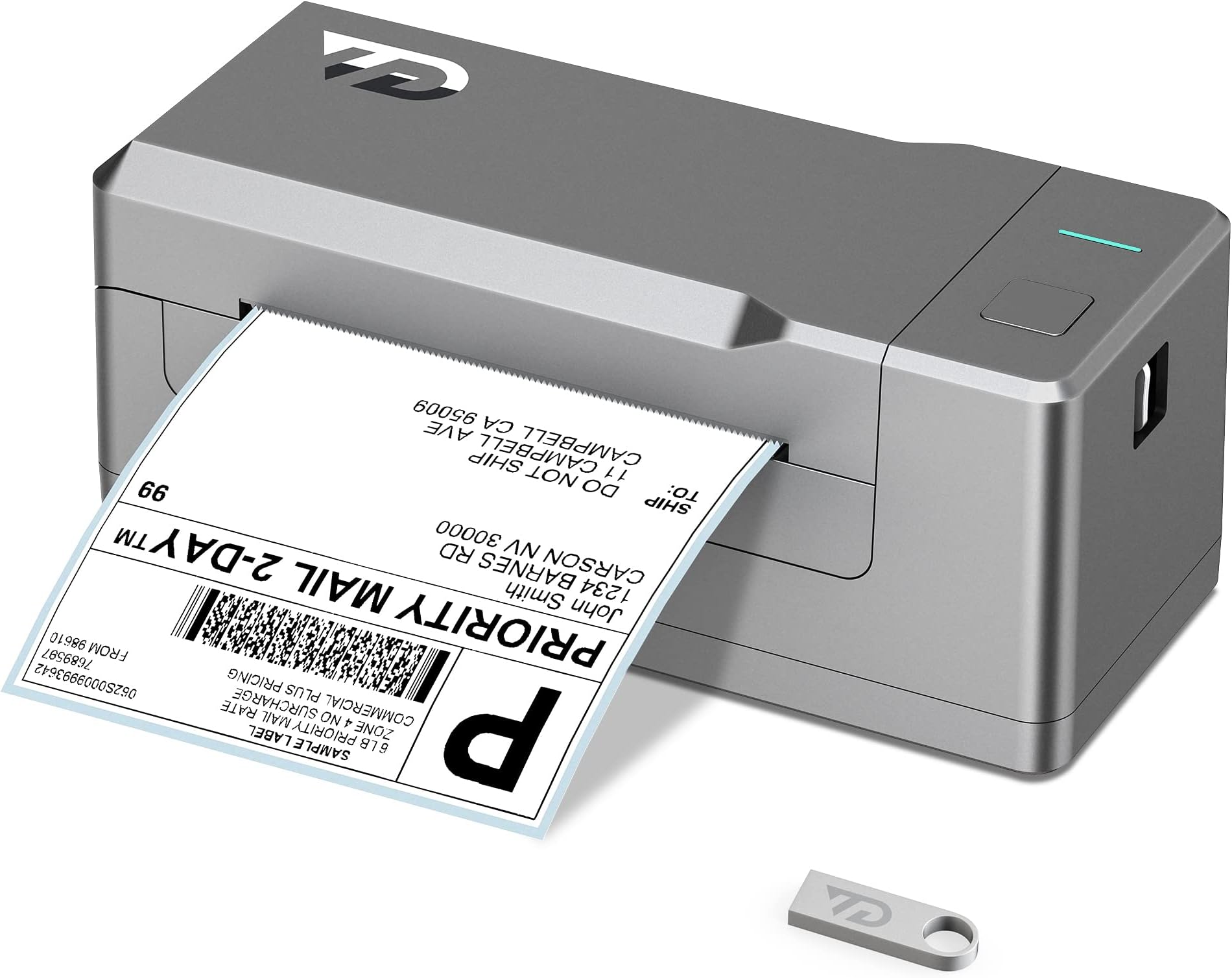 Amazon.com : Tordorday Shipping Label Printer 4x6 Thermal Label Printer ...