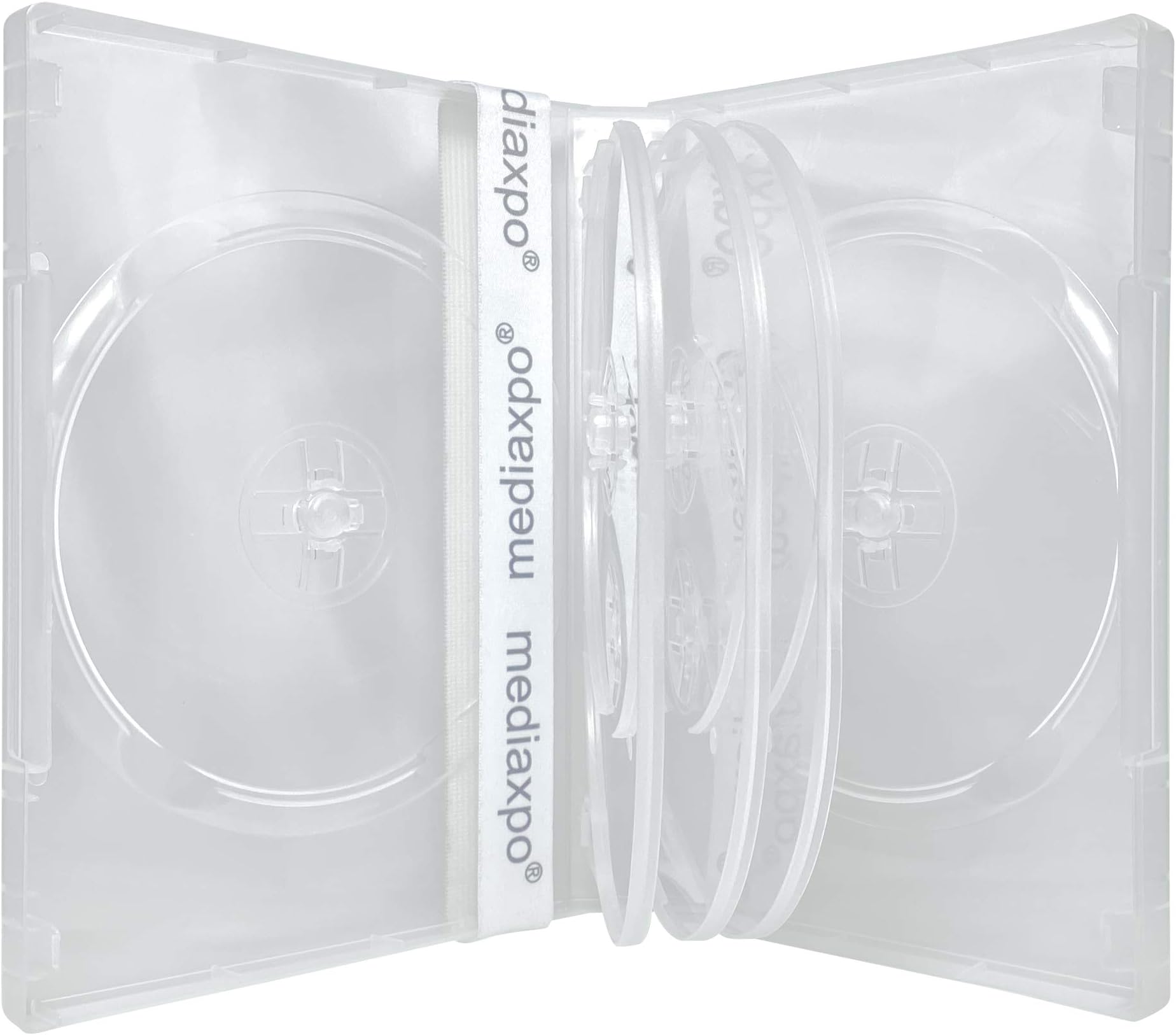 Amazon.com: StarTechDeals 200 Clear CPP Plastic DVD Sleeves with Flap ...