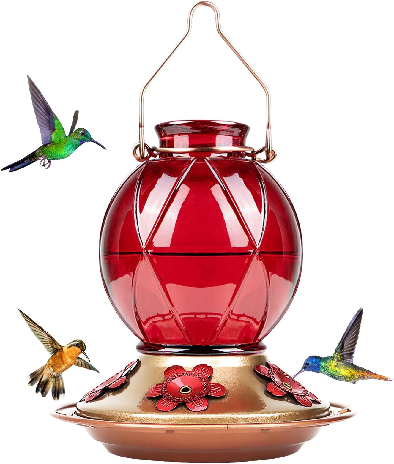 Mangeoire Colibri Perky-Pet 8 Oz. Window Mount Hummingbird Feeder – 2 ...