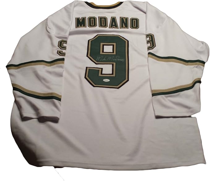 Mike Modano Autographed Signed Custom Dallas Stars Jersey - JSA COA at ...