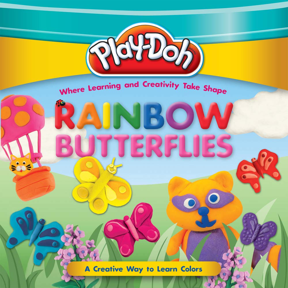 Amazon.com: PLAY-DOH: Rainbow Butterflies (Play-Doh First Concepts ...