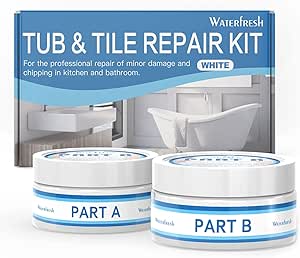 Tub, Tile and Shower Repair Kit - White | Fiberglass and Porcelain ...