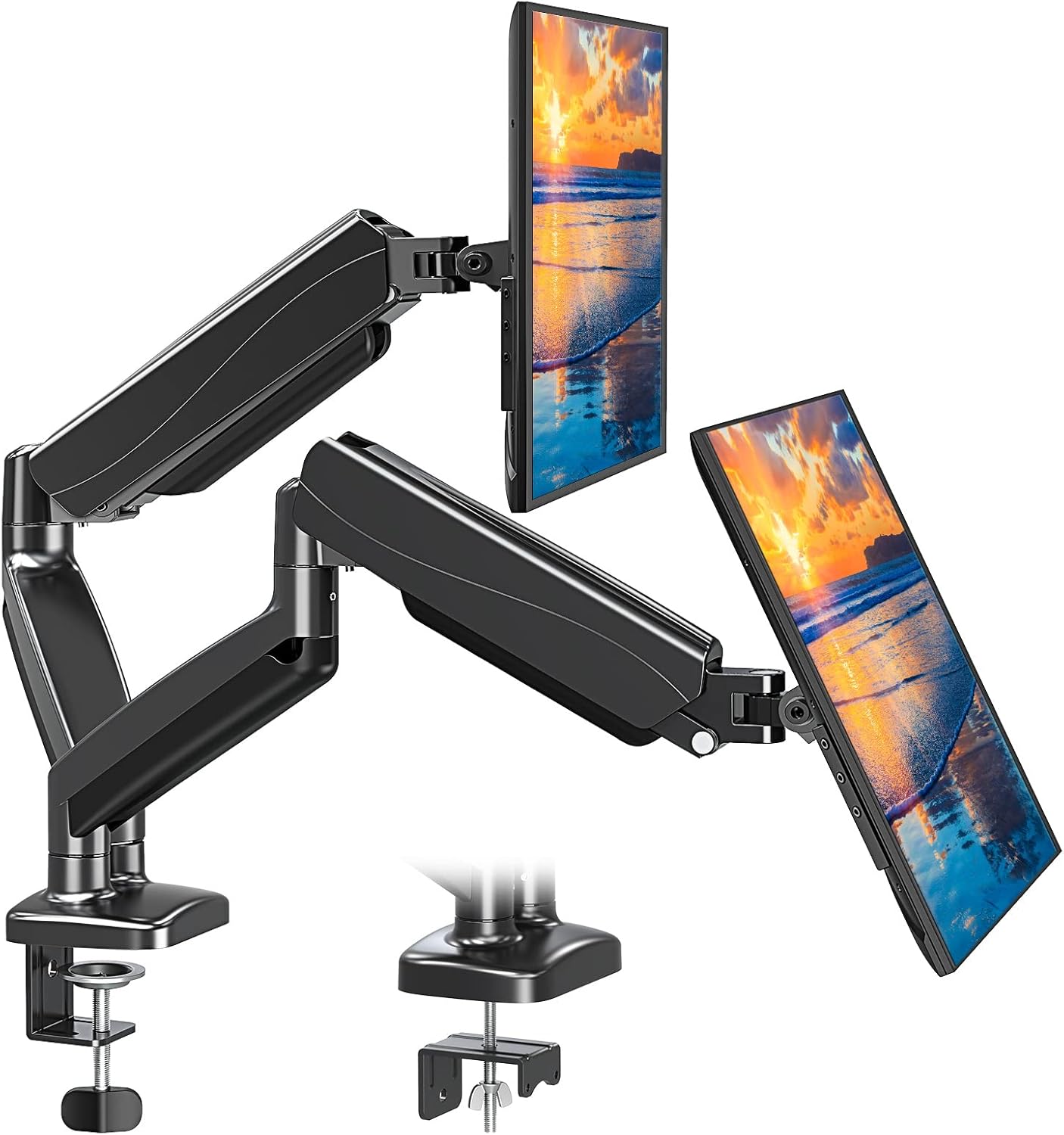 Amazon.com: MOUNT PRO Dual Monitor Mount Fits 13 to 32 Inch Computer ...