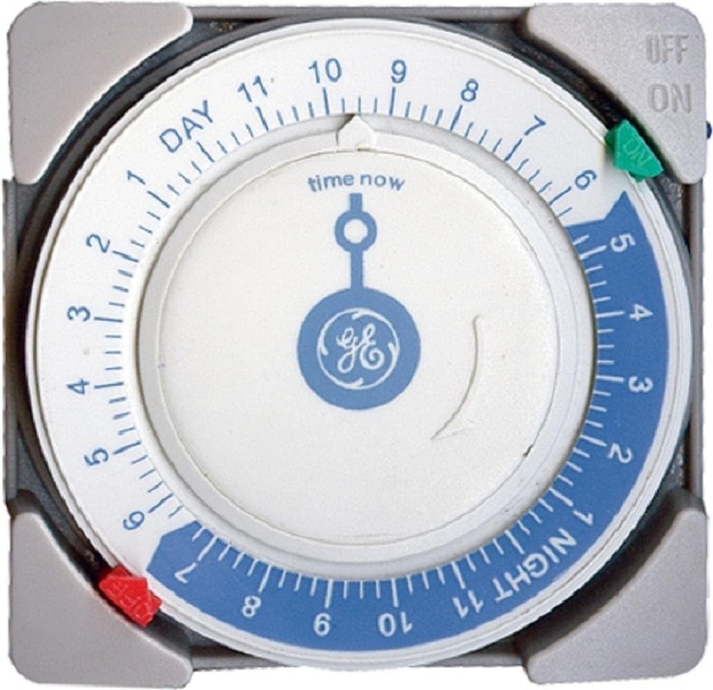 GE 15004 24-Hour Lamp/Appliance Timer with 2-Pin - Wall Timer Switches ...