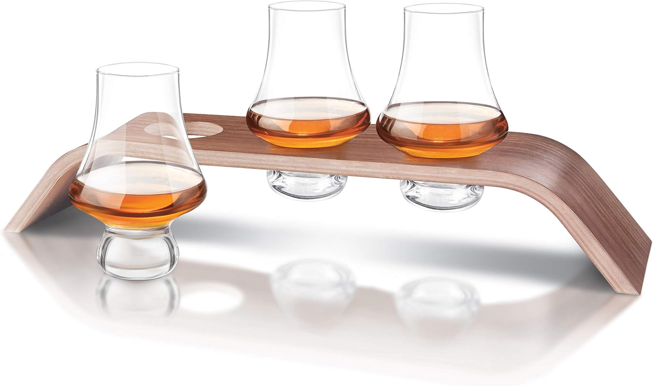 Amazon.com | The Wee Glencairn Whiskey Flight Stave - Crystal Bourbon ...