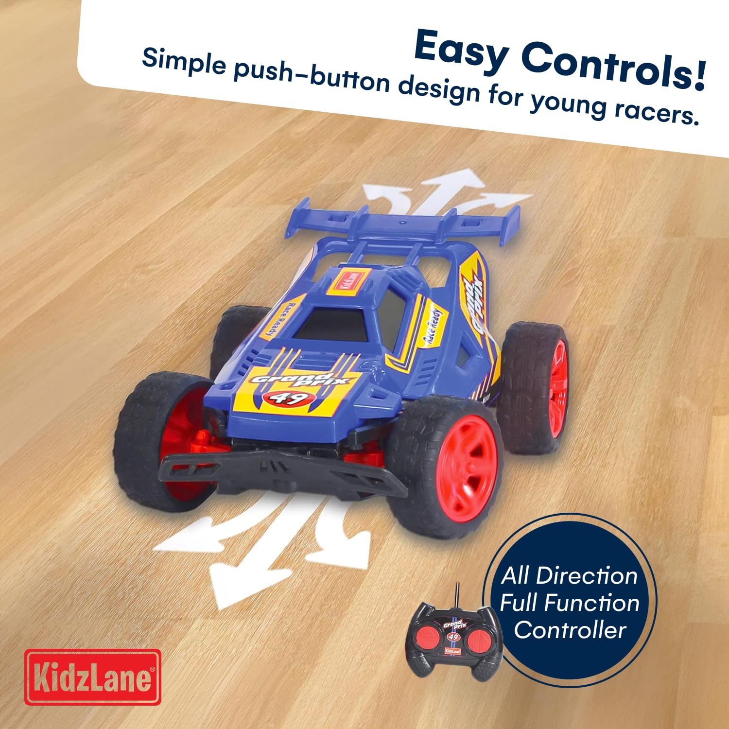 Snapklik.com : Kidzlane Kids Remote Control Cars 2 Race Cars Racing ...