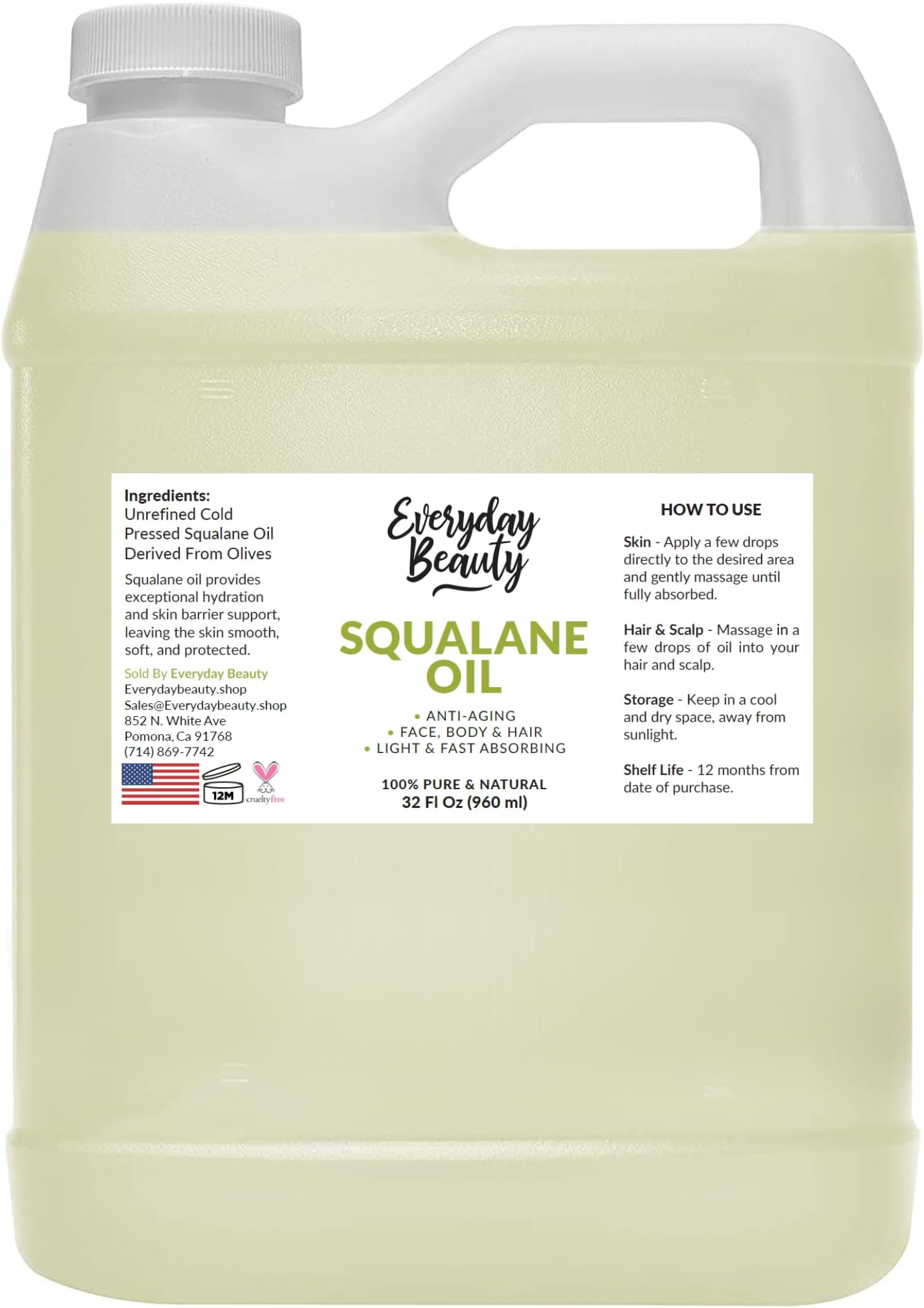 Amazon.com: Ceramide 3 Powder -100% Pure Cosmetic, Water-Soluble, Make ...